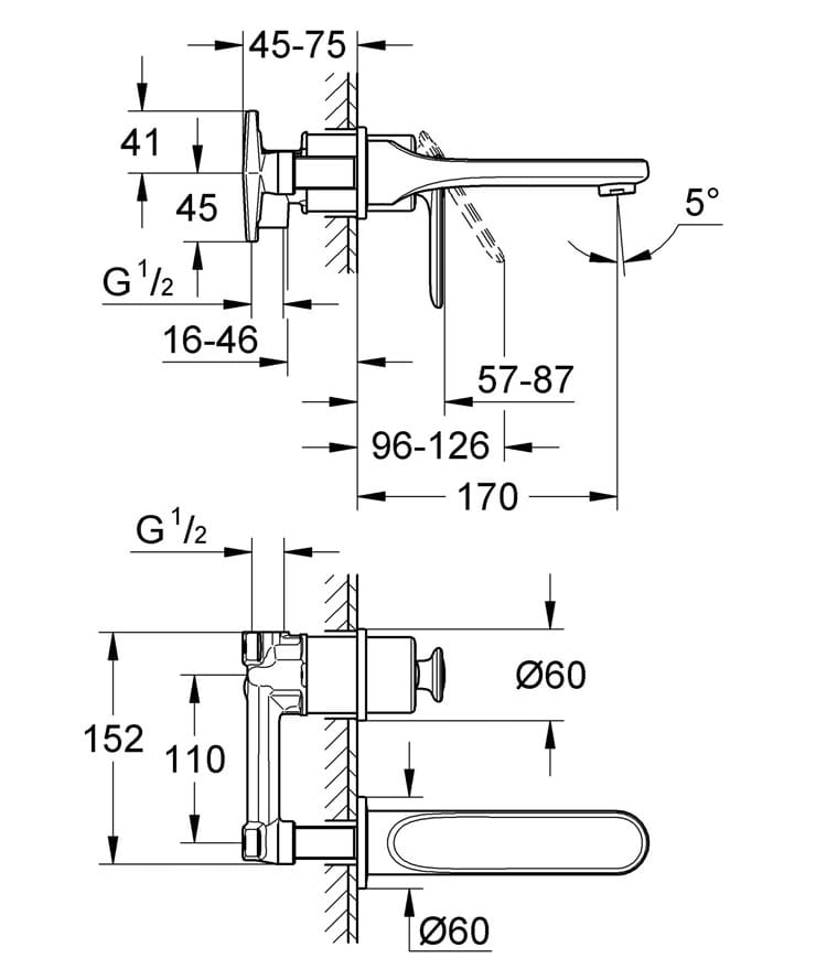 32635000 | Concealed basic set Concealed basic set By Grohe