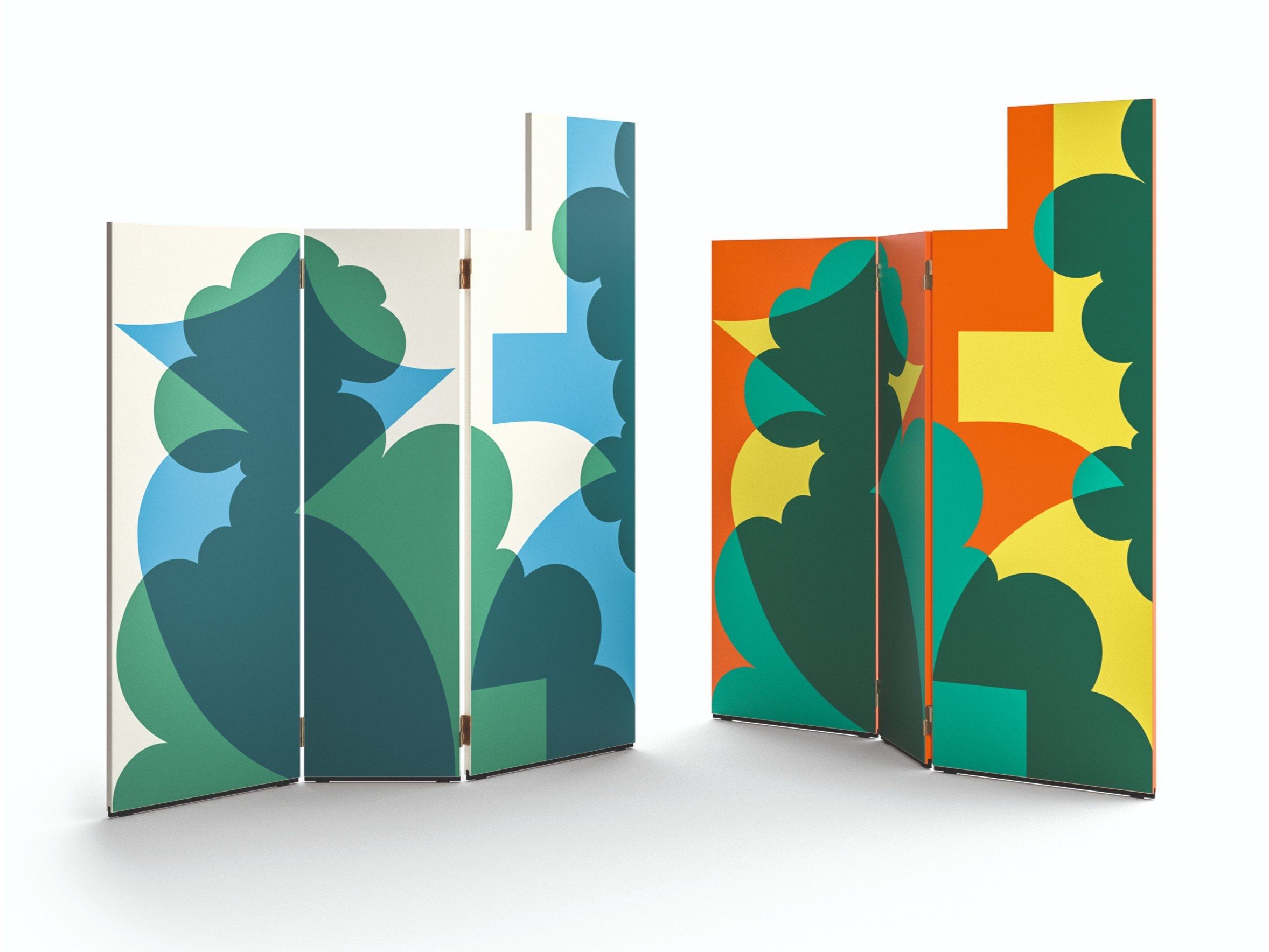 Wooden Screen 330 PARAVENTO BALLA By Cassina design Giacomo Balla