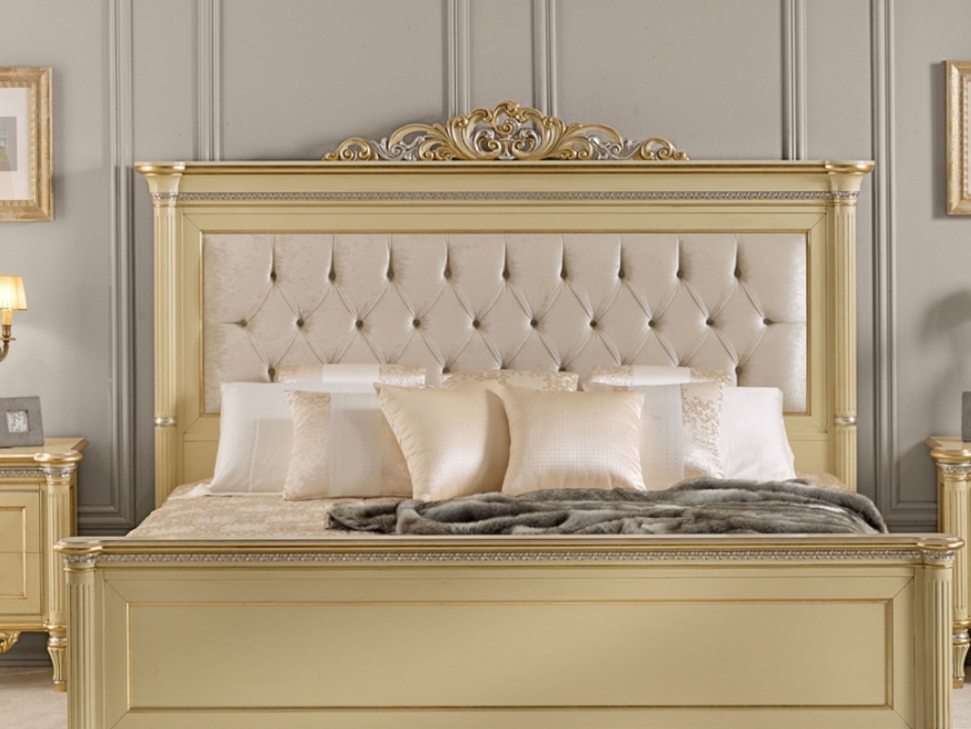 35TH ANNIVERSARY 2740-UPH Tufted fabric headboard for double bed By ...