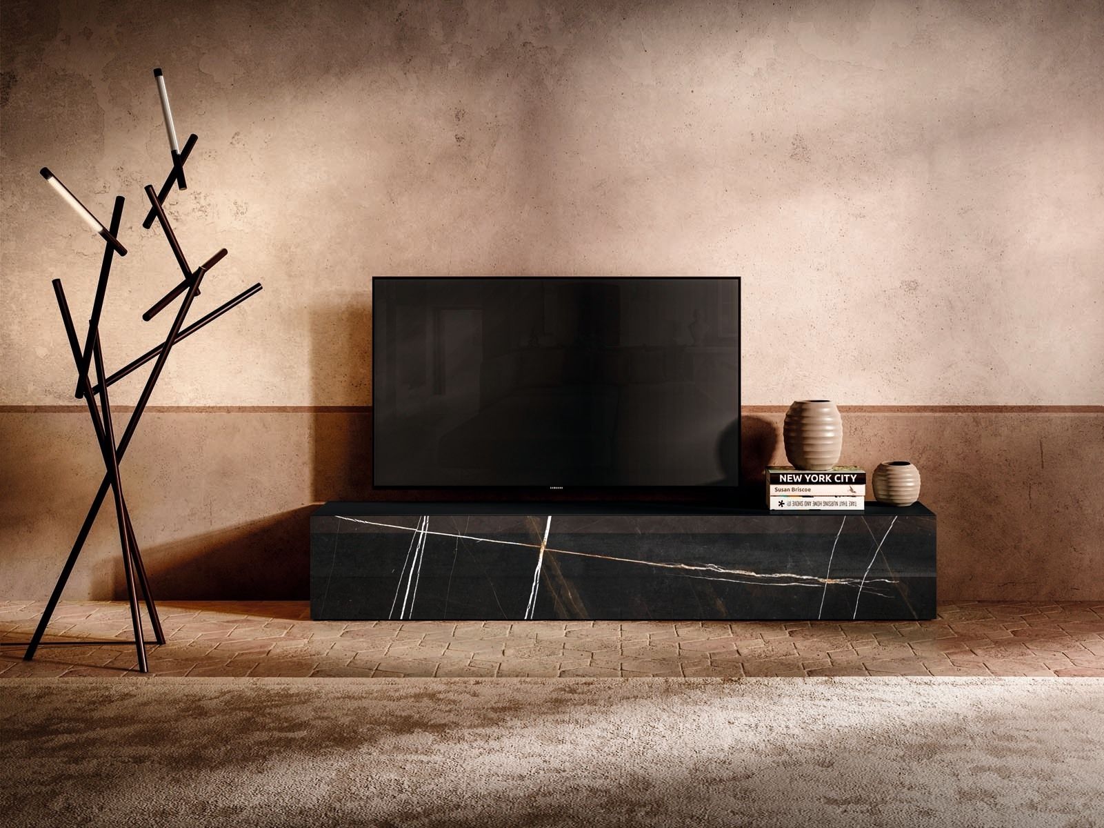 36E8 XGLASS | TV cabinet By Lago design Daniele Lago