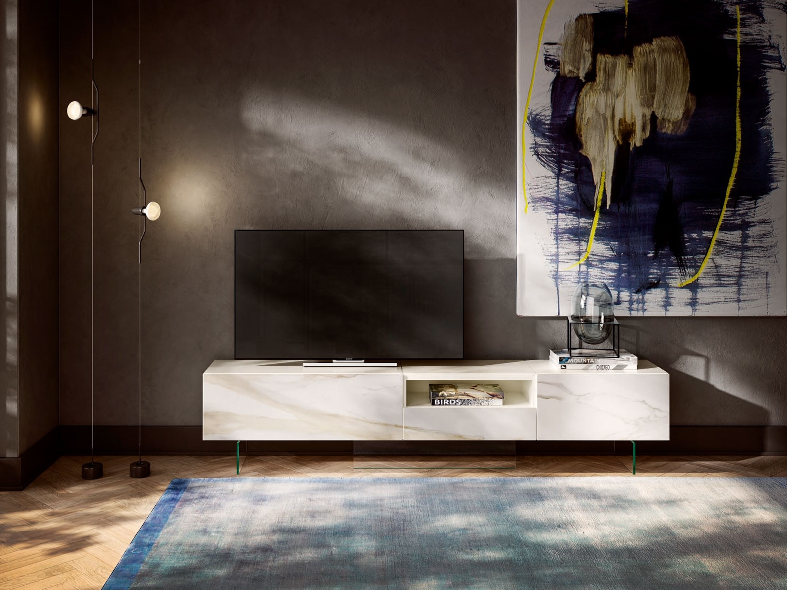 36E8 - 0705 | TV cabinet 36e8 Collection By Lago design Daniele Lago