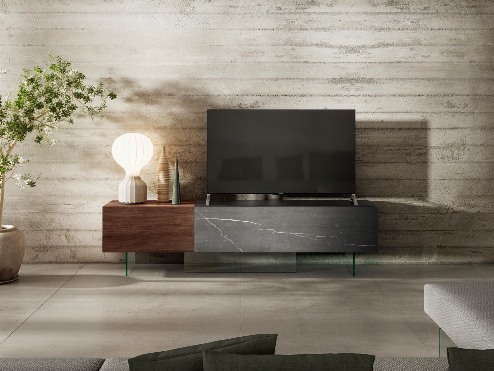 36E8 - 0749 | TV cabinet 36e8 Collection By Lago design Daniele Lago