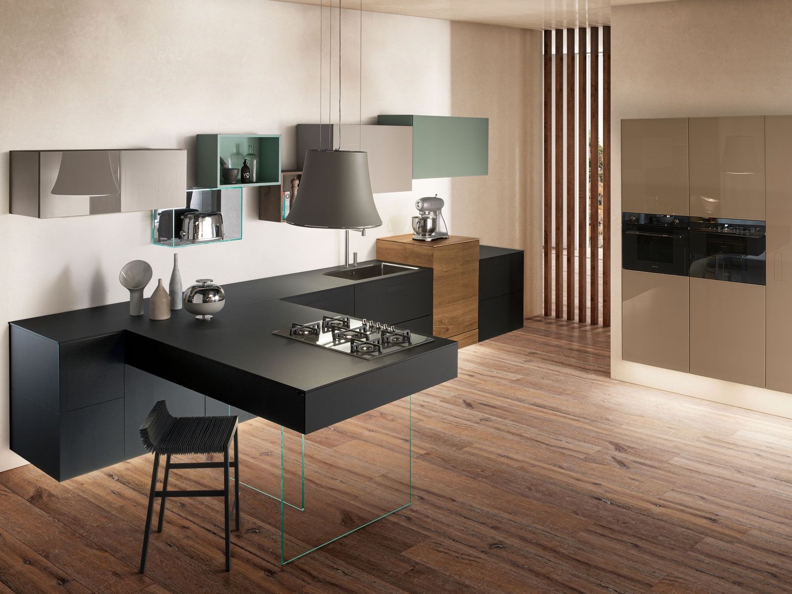 36E8 FENIX | Kitchen with peninsula 36e8 Collection By Lago design ...