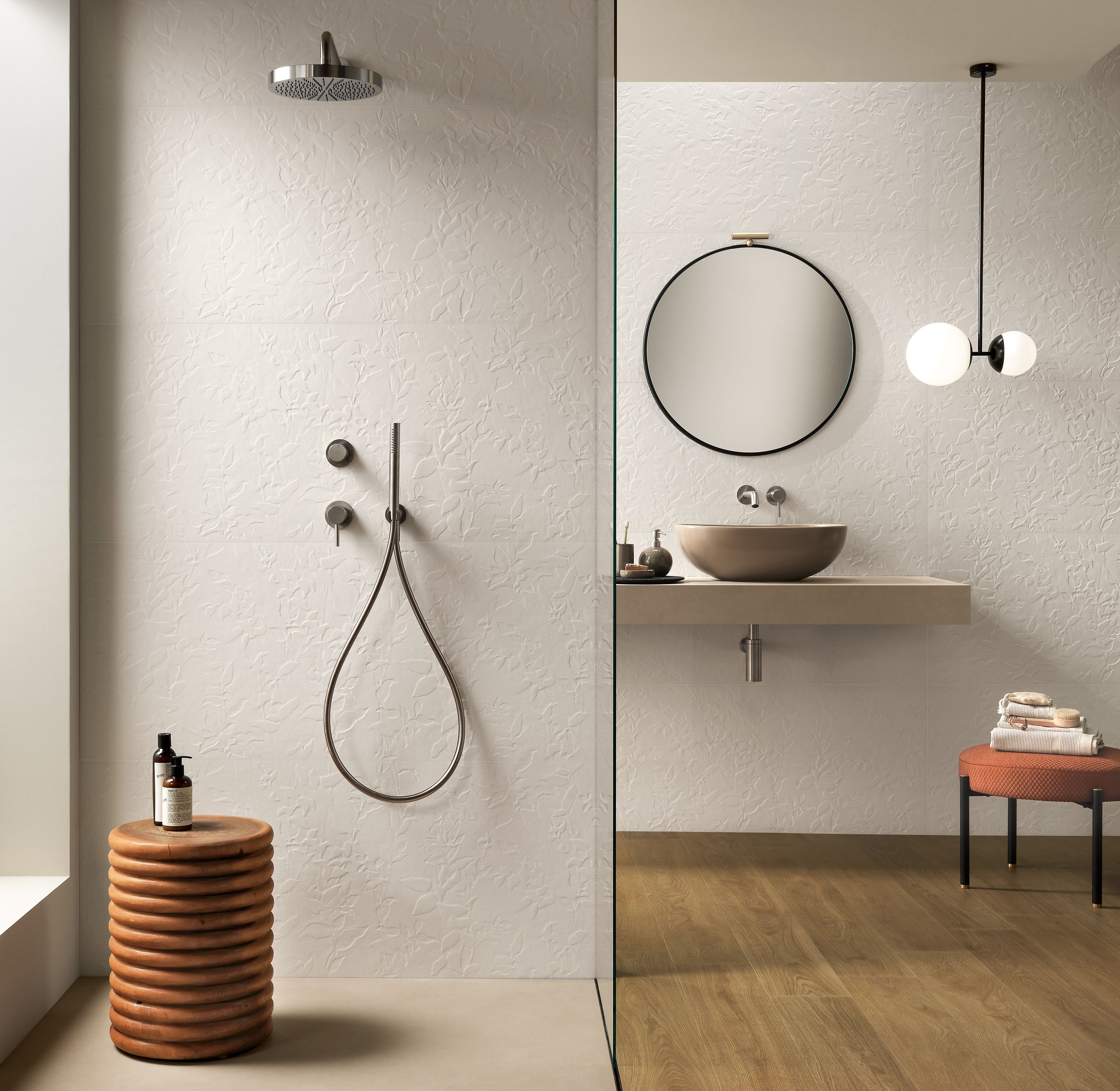 3D WALL PLASTER JASMINE 3D Wall Cladding By Atlas Concorde