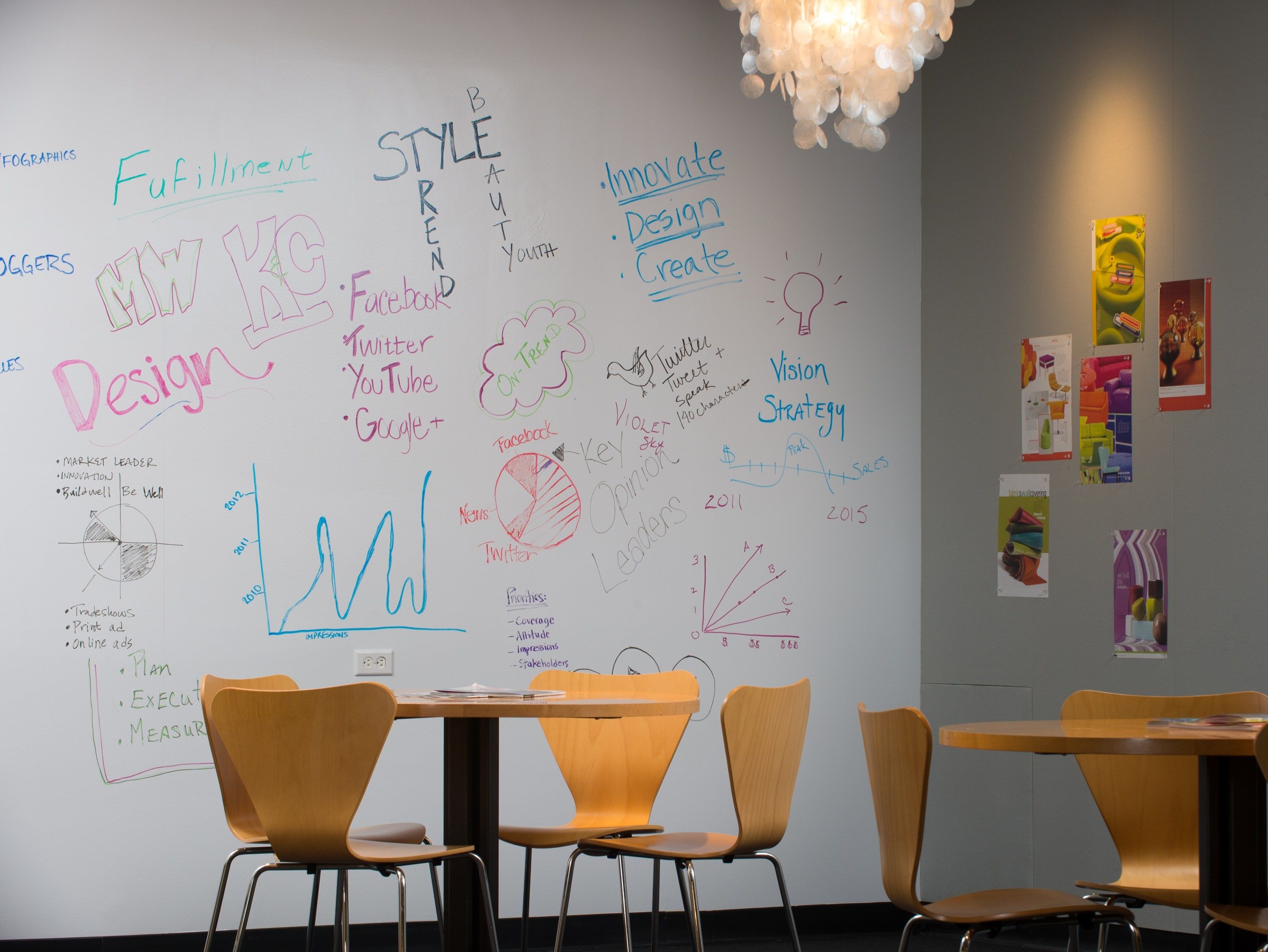 Wall-mounted synthetic material office whiteboard Whiteboard WH-111 By ...