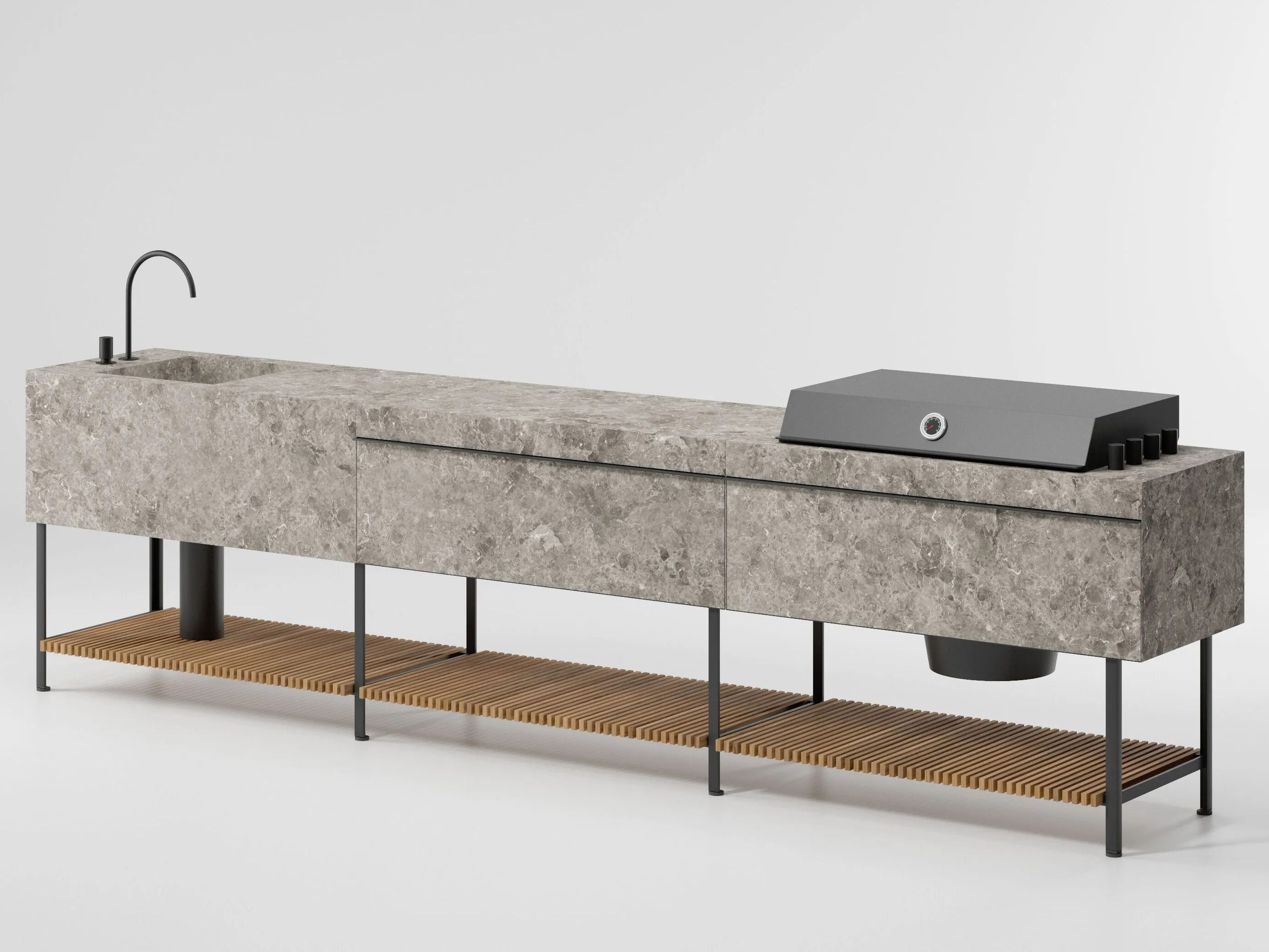 BASE Outdoor kitchen By Kettal