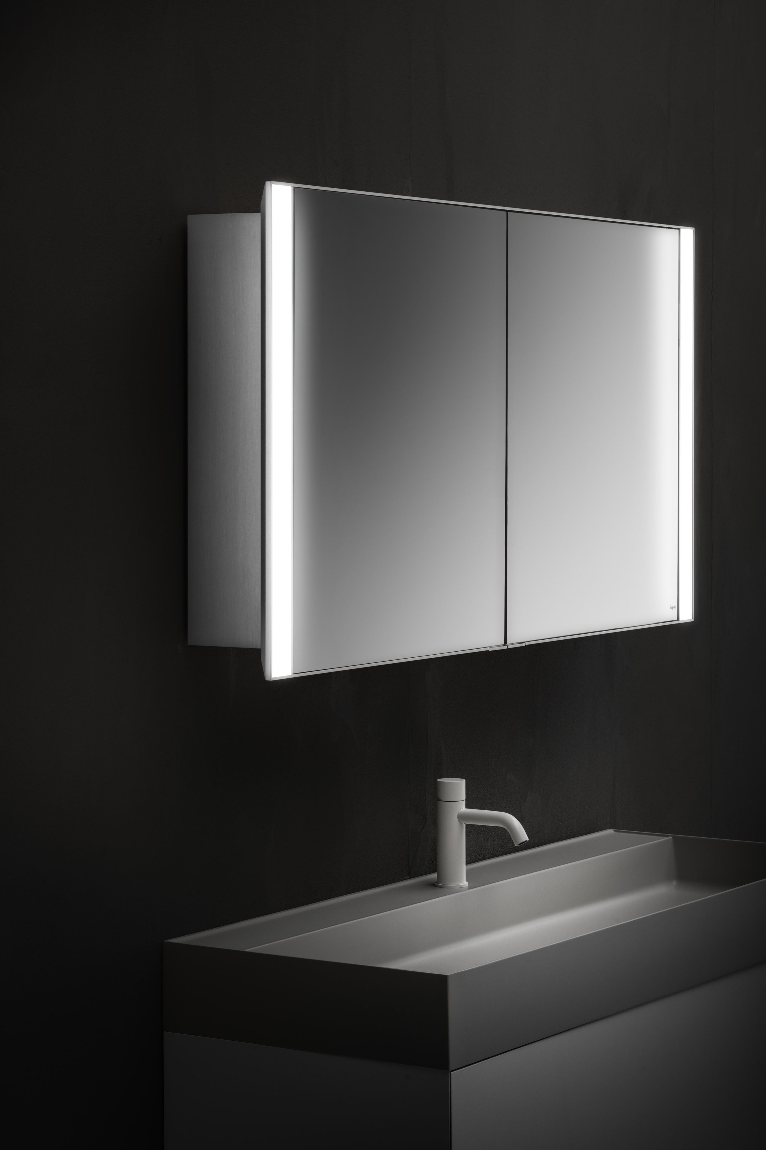 QUATTRO.ZERO | Mirror with cabinet Quattro.Zero Collection By FALPER ...