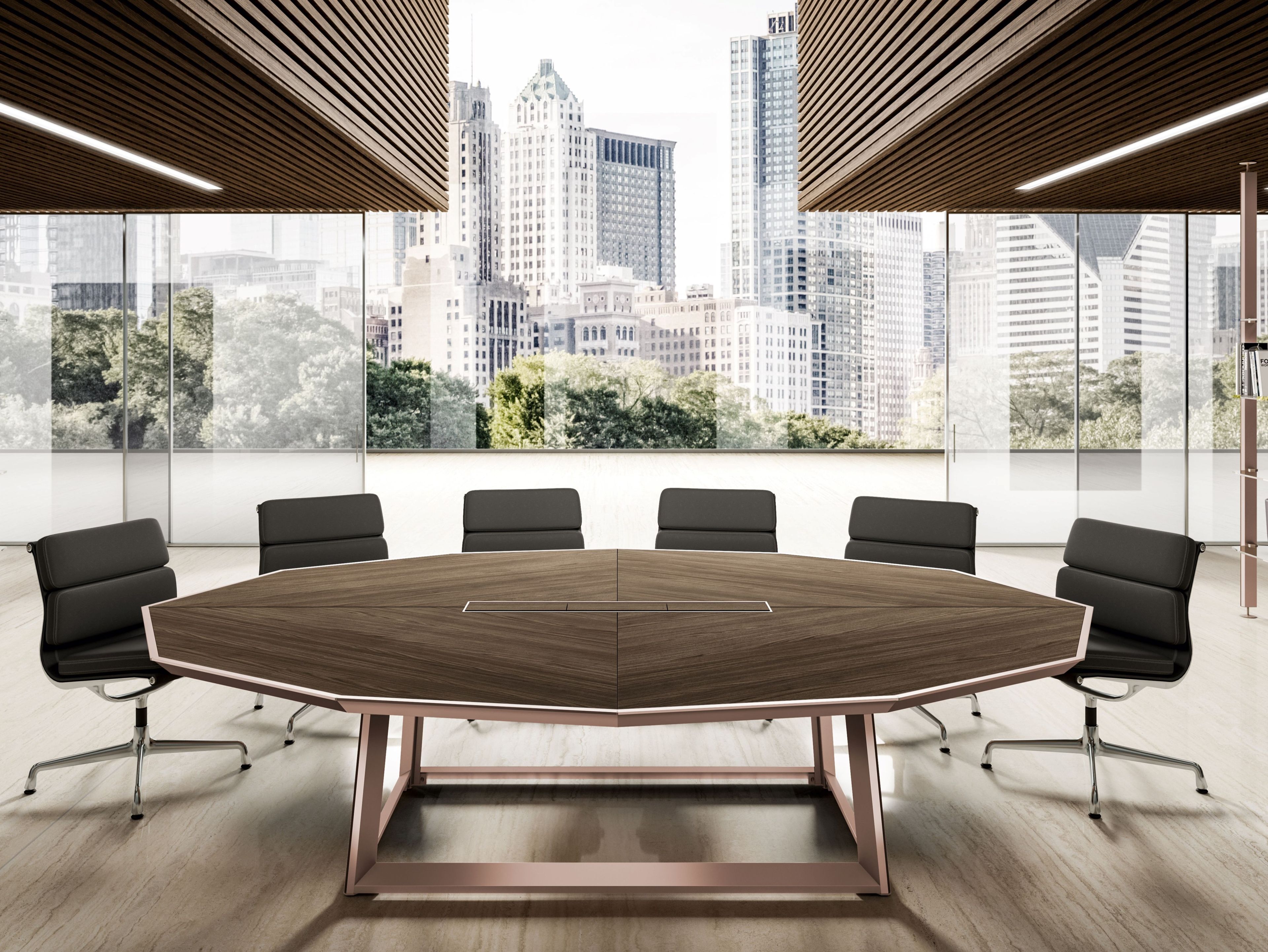 45/90 Meeting table By IFT Office | design Roberto Garbugli