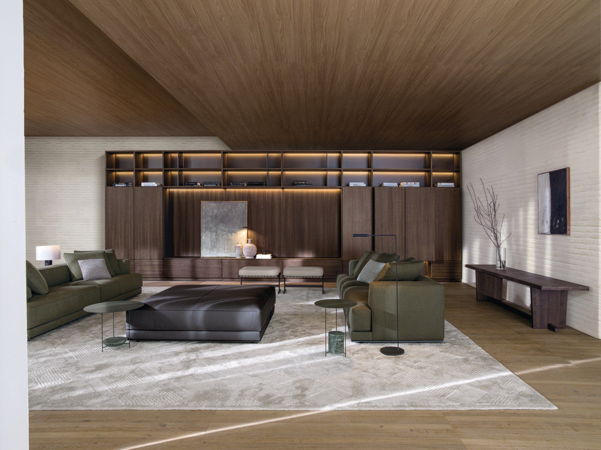 505 UP SYSTEM Sectional wooden storage wall By Molteni & C. | design ...