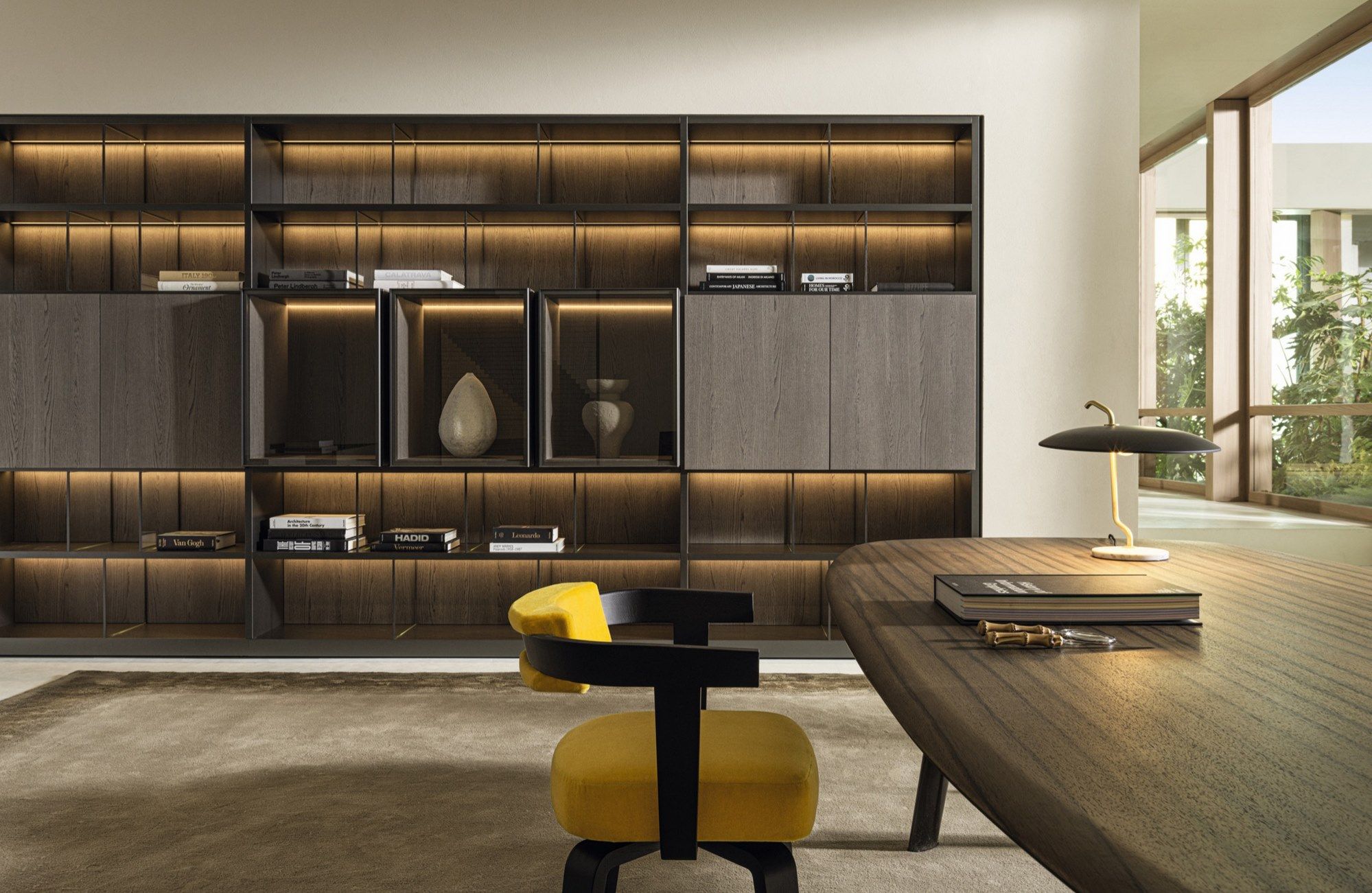 505 UP SYSTEM Sectional wooden storage wall By Molteni & C. | design ...