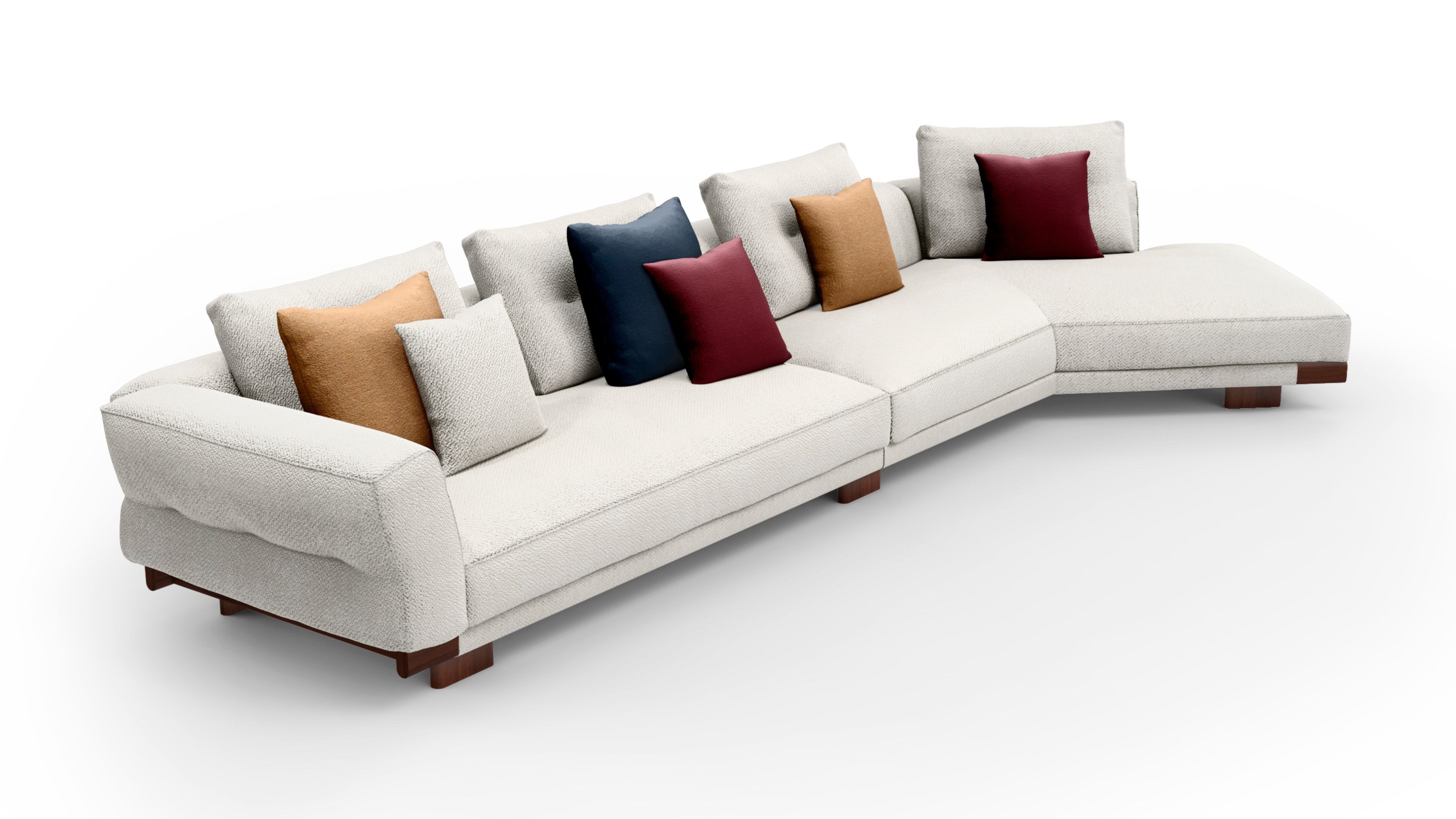 Sectional modular sofa with removable cover SENGU SOFA By Cassina ...