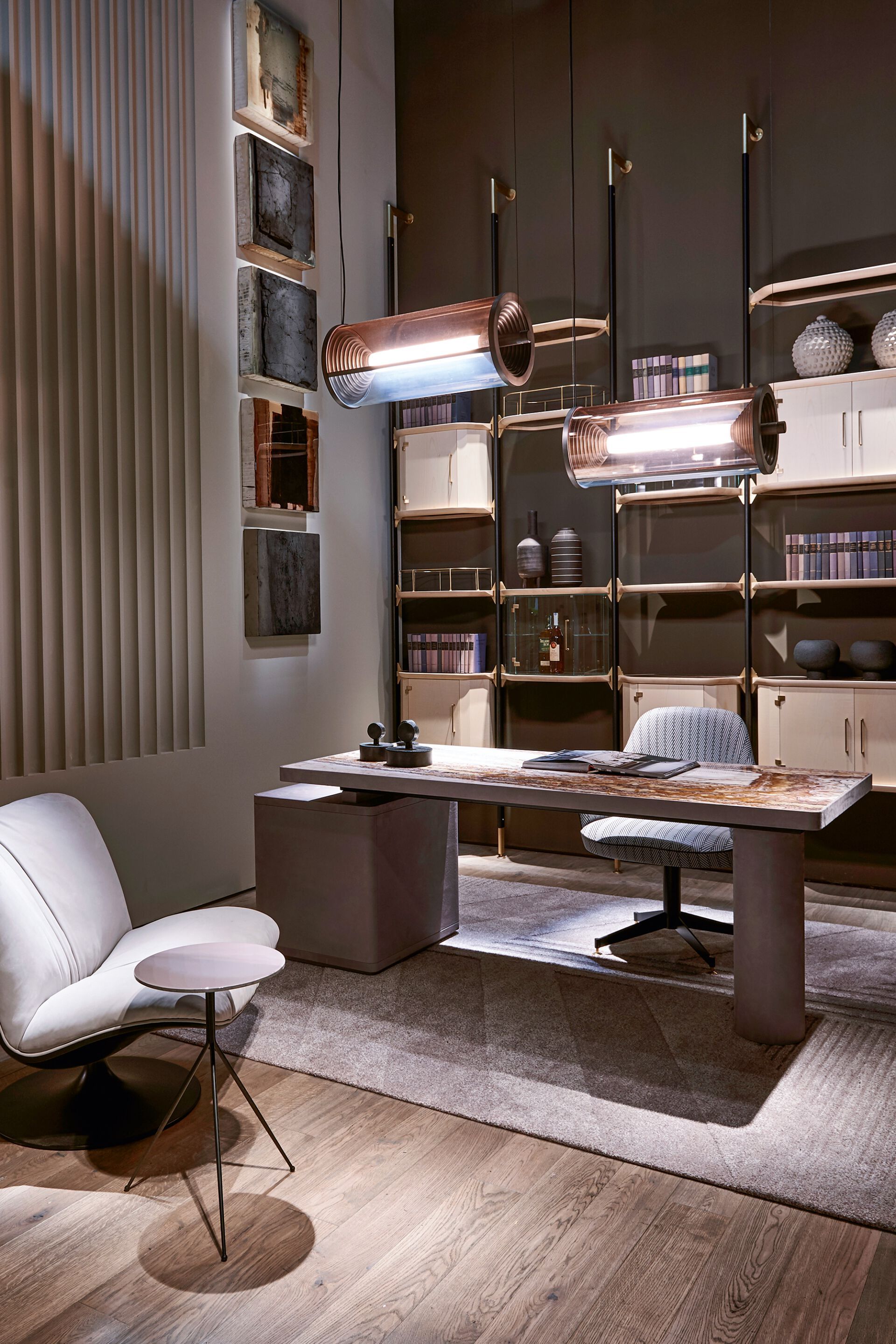 VERBA VOLANT SLIM Office desk By Baxter | design Roberto Lazzeroni