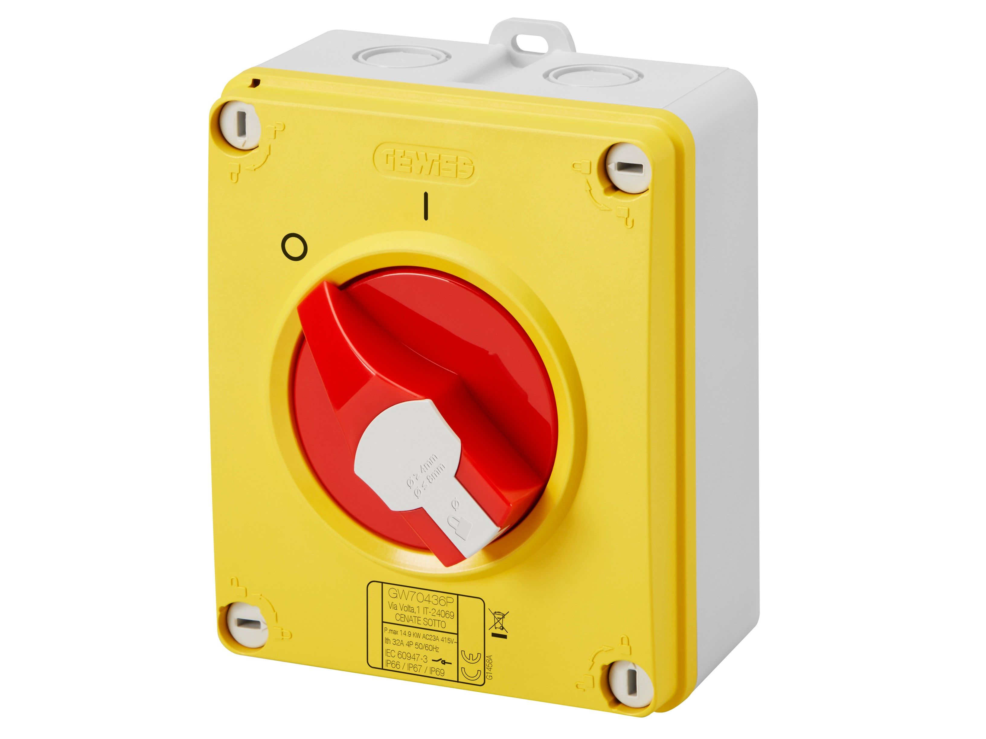 70 RT HP Electrical switch By GEWISS