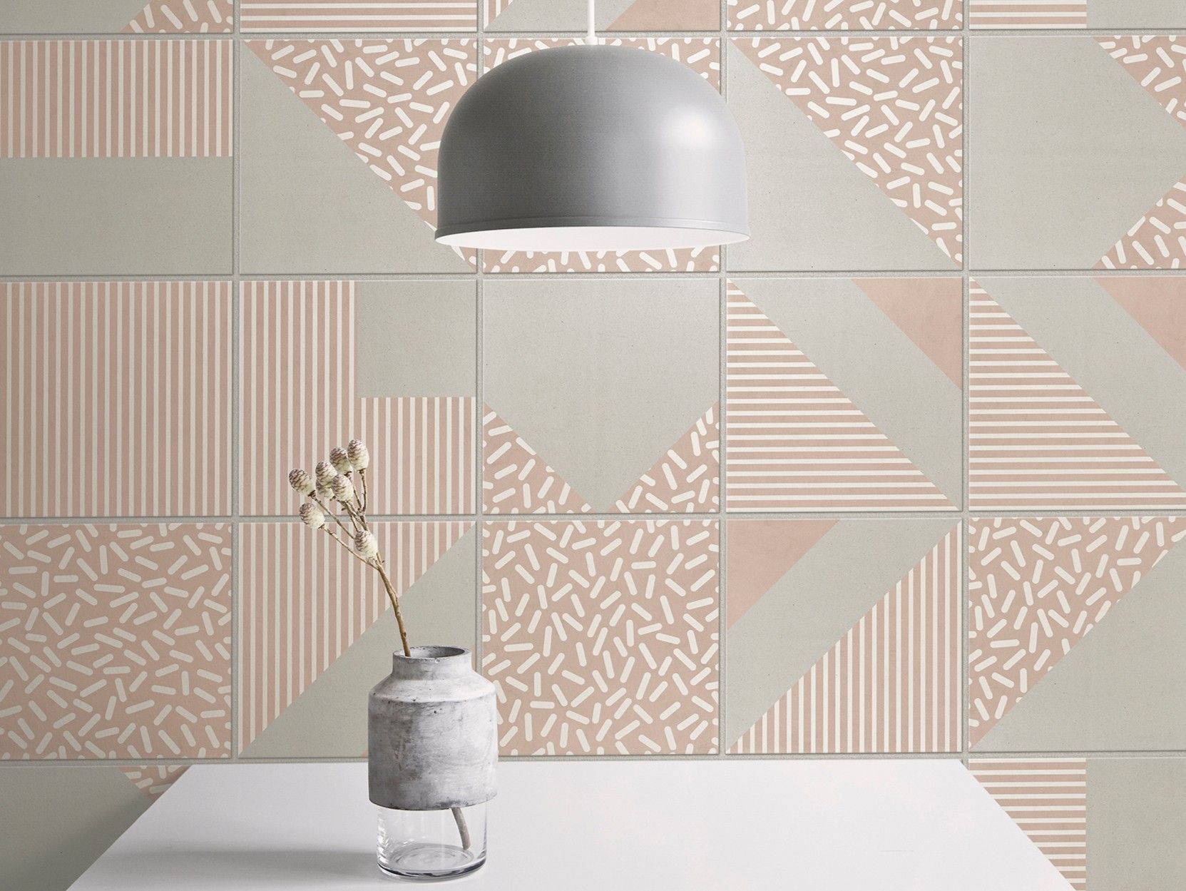 Porcelain stoneware wall/floor tiles 80s By ORNAMENTA