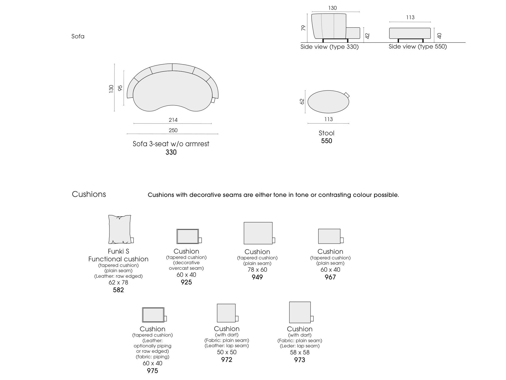 SOFIA Sofa By Bullfrog