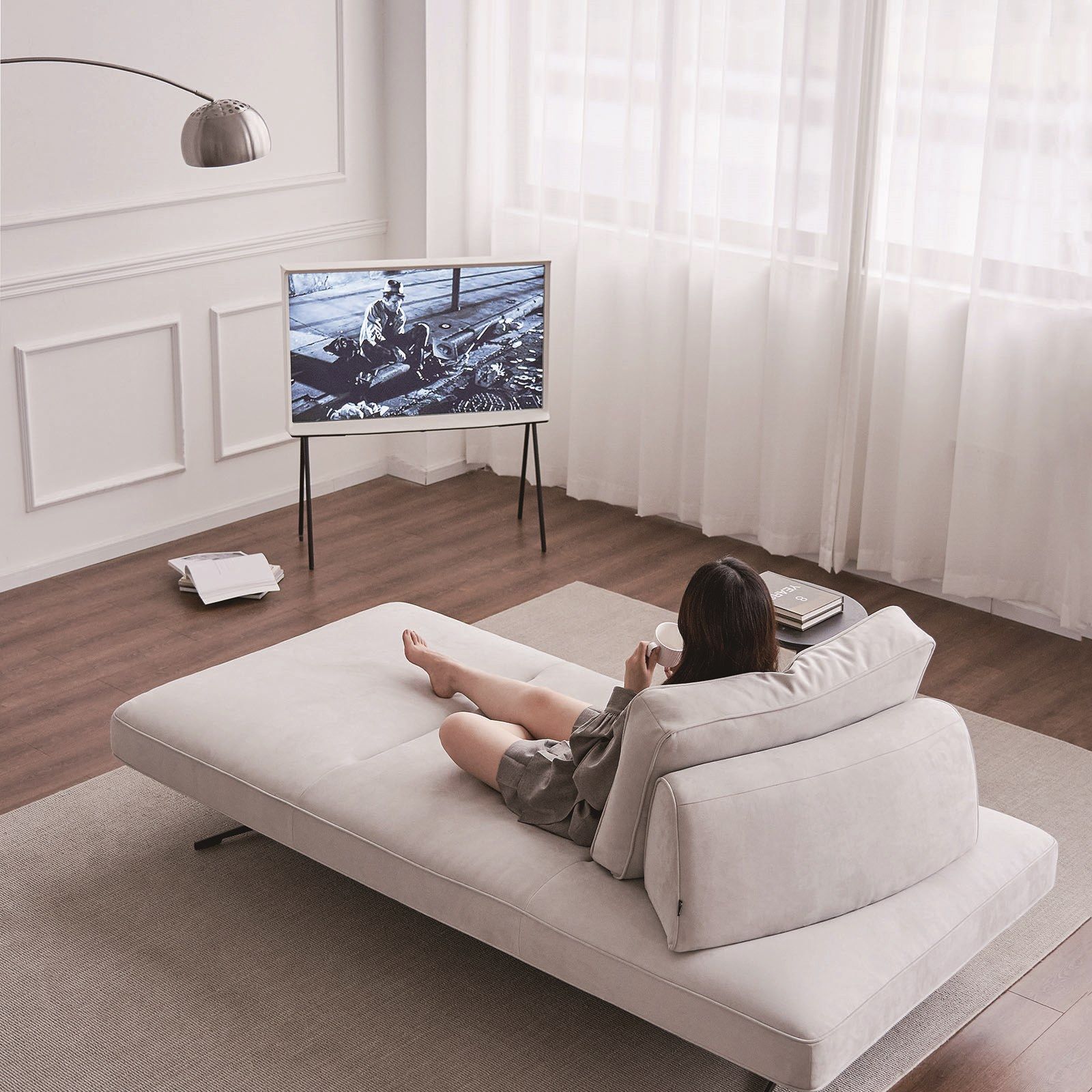 9-LAYER Upholstered fabric day bed By grado design