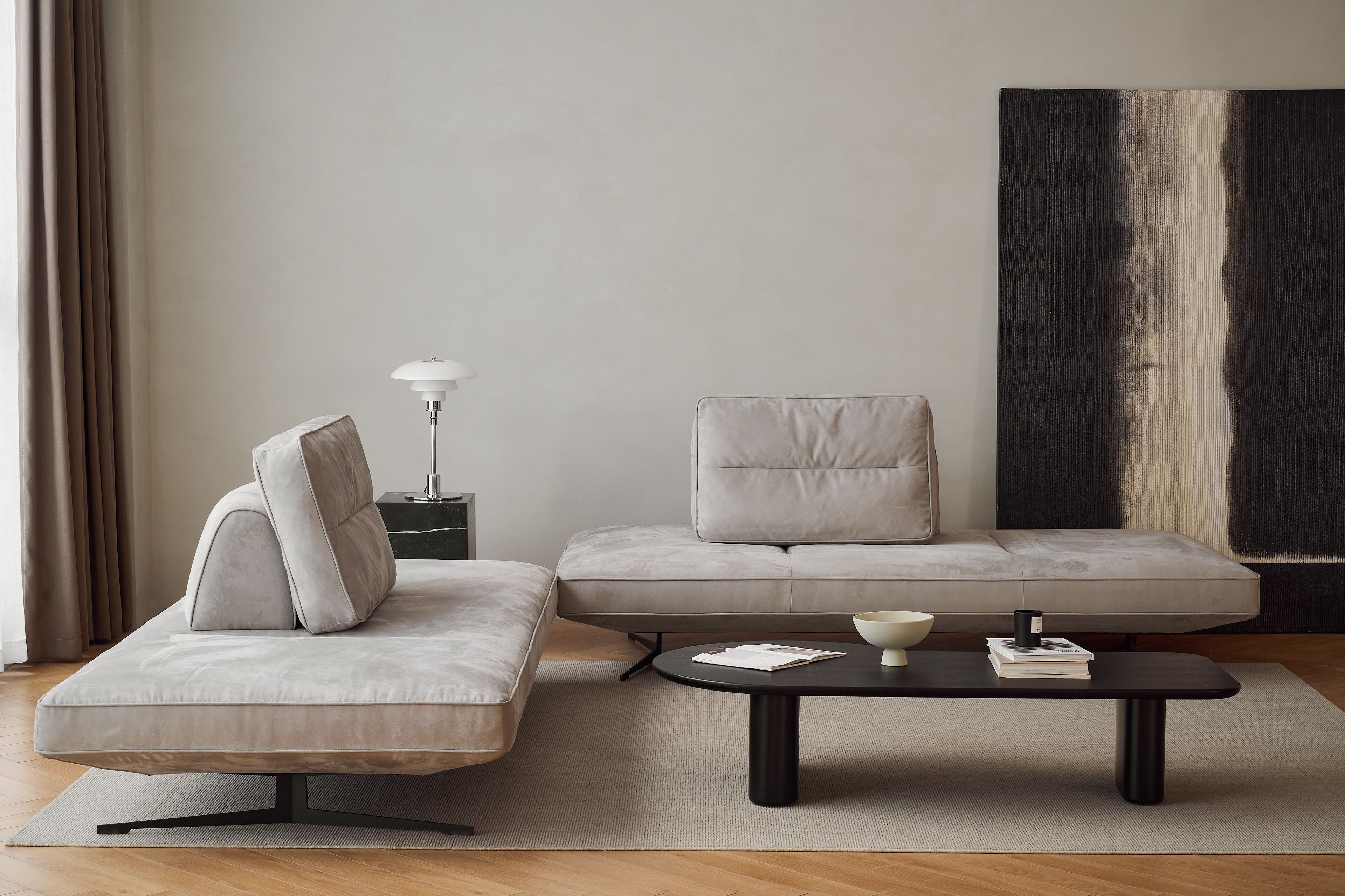 9-LAYER Upholstered fabric day bed By grado design