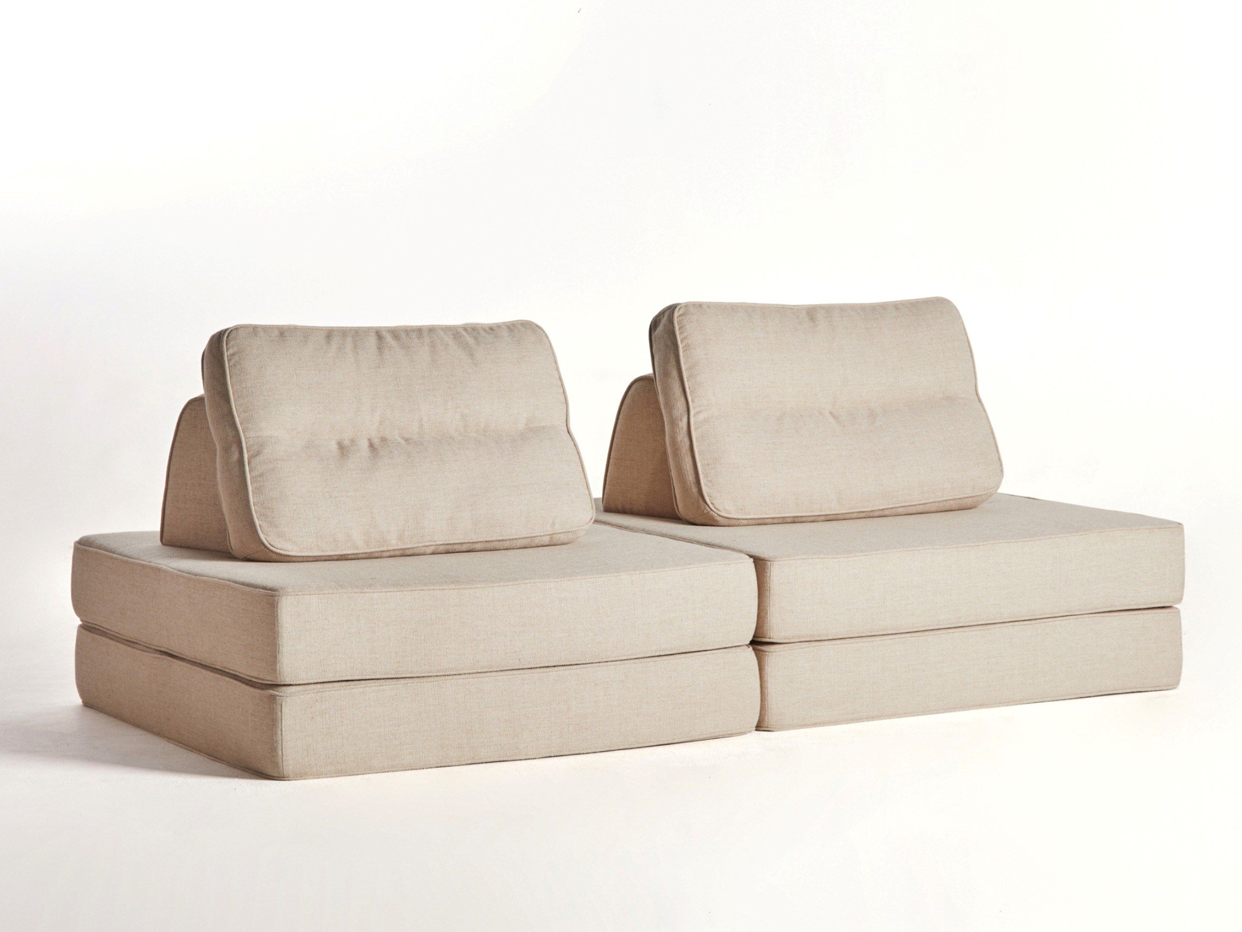 9-LAYER Convertible 2 seater fabric sofa By grado design