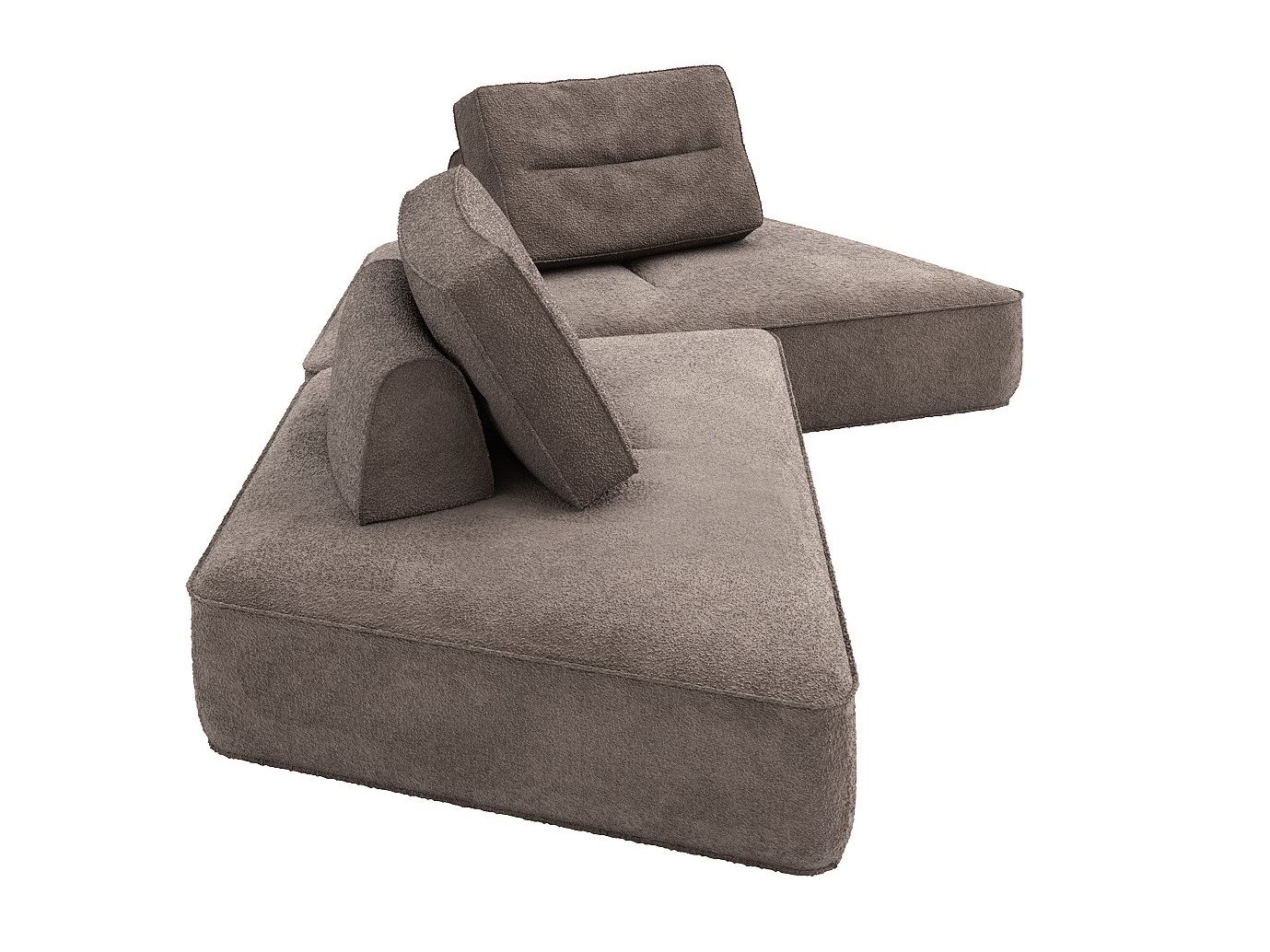 9-LAYER THICK | Curved sofa By grado design