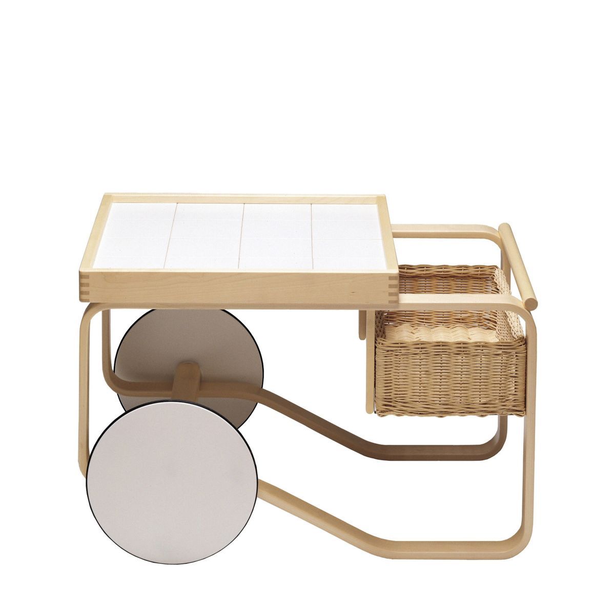 900 TEA TROLLEY | Wooden food trolley By Artek design Alvar Aalto