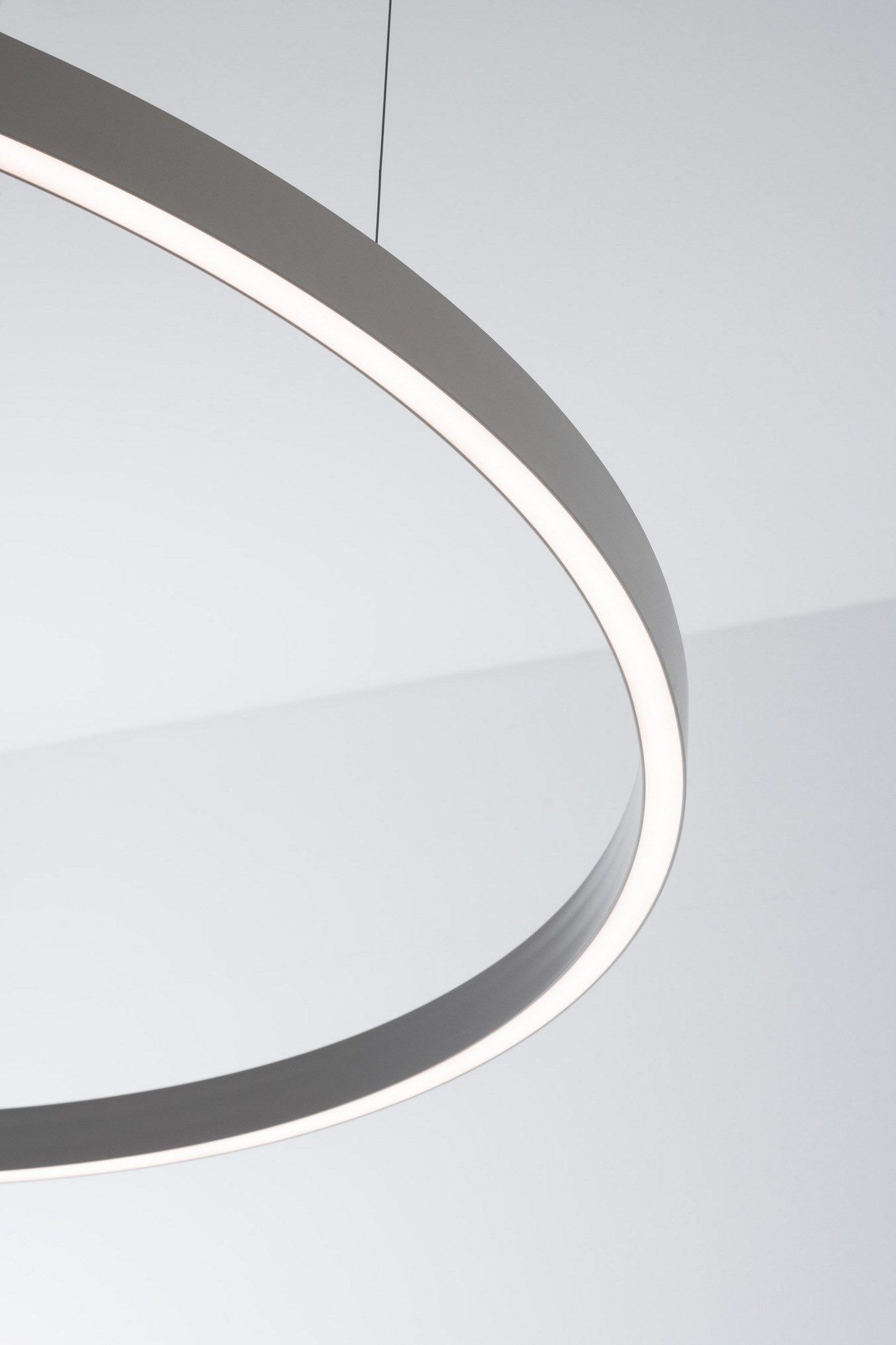 LED aluminium pendant lamp A.24 CIRCULAR STAND-ALONE A.24 Collection By ...