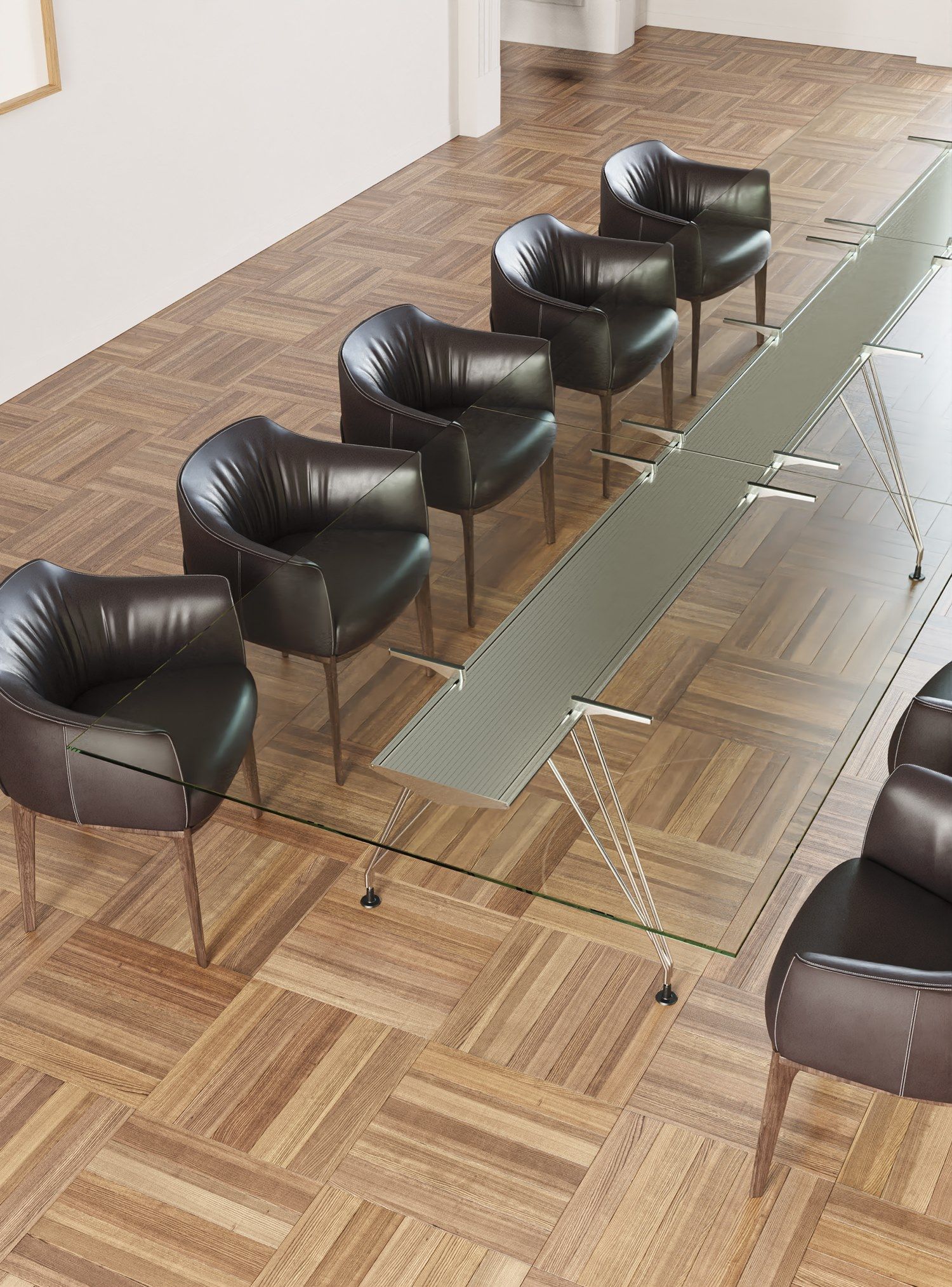 A1 MEETING Rectangular meeting table By BK Contract