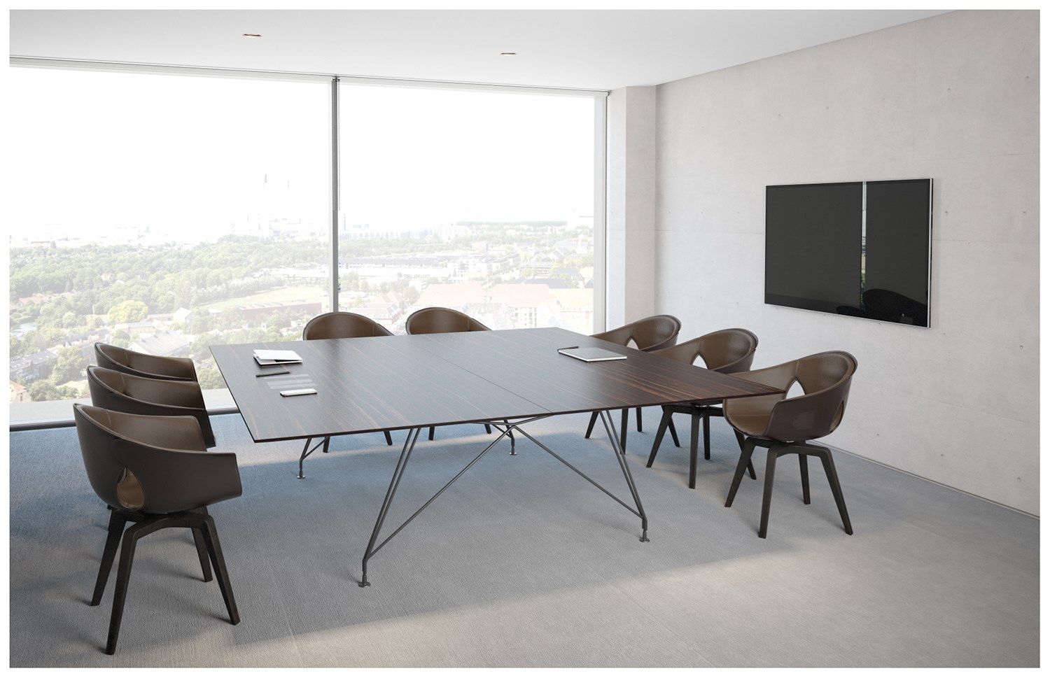 A1 MEETING Rectangular meeting table By BK Contract