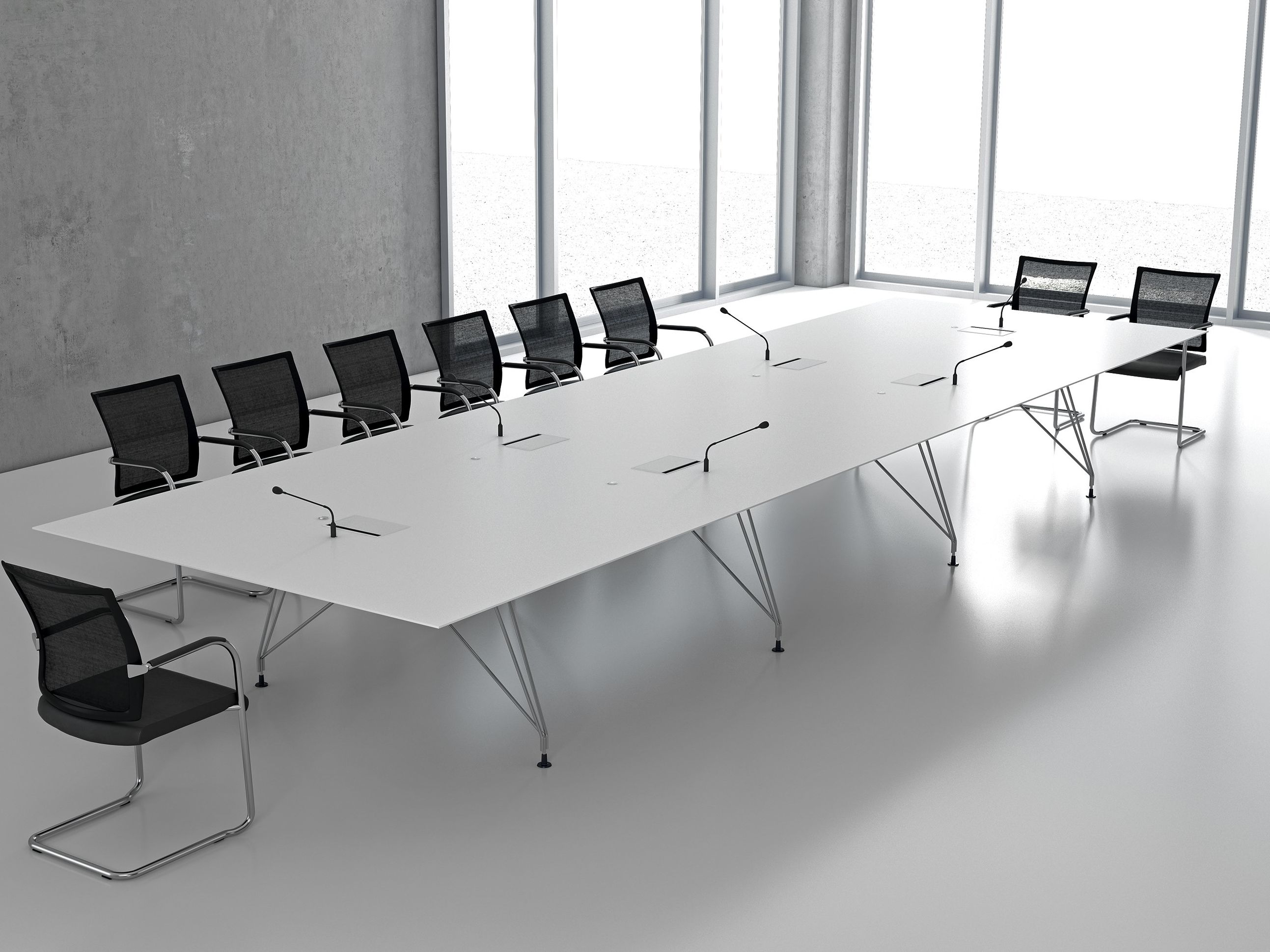 A1 MEETING Rectangular meeting table By BK Contract