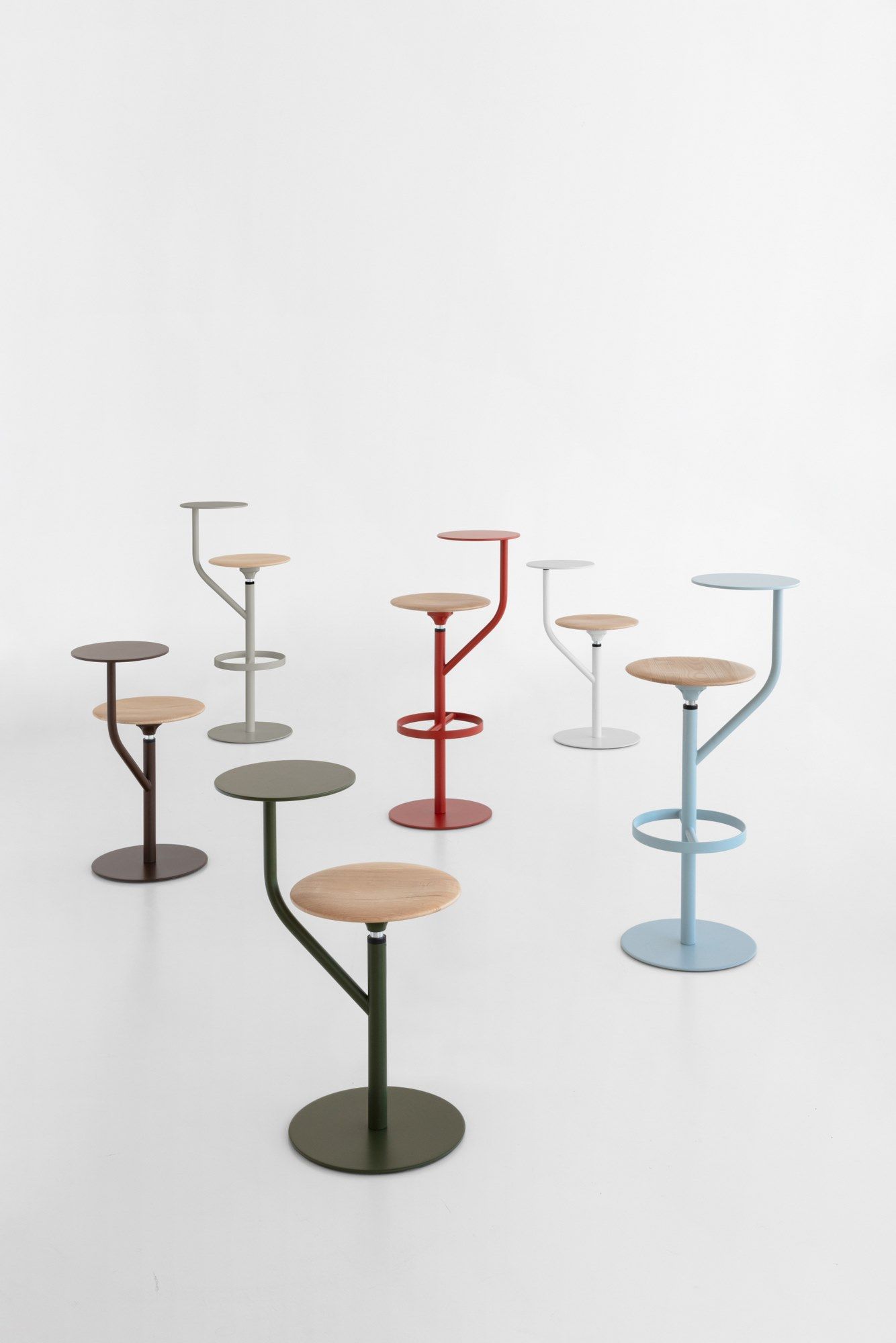 AARON Stool with integrated table By Lapalma | design Pio & Tito Toso