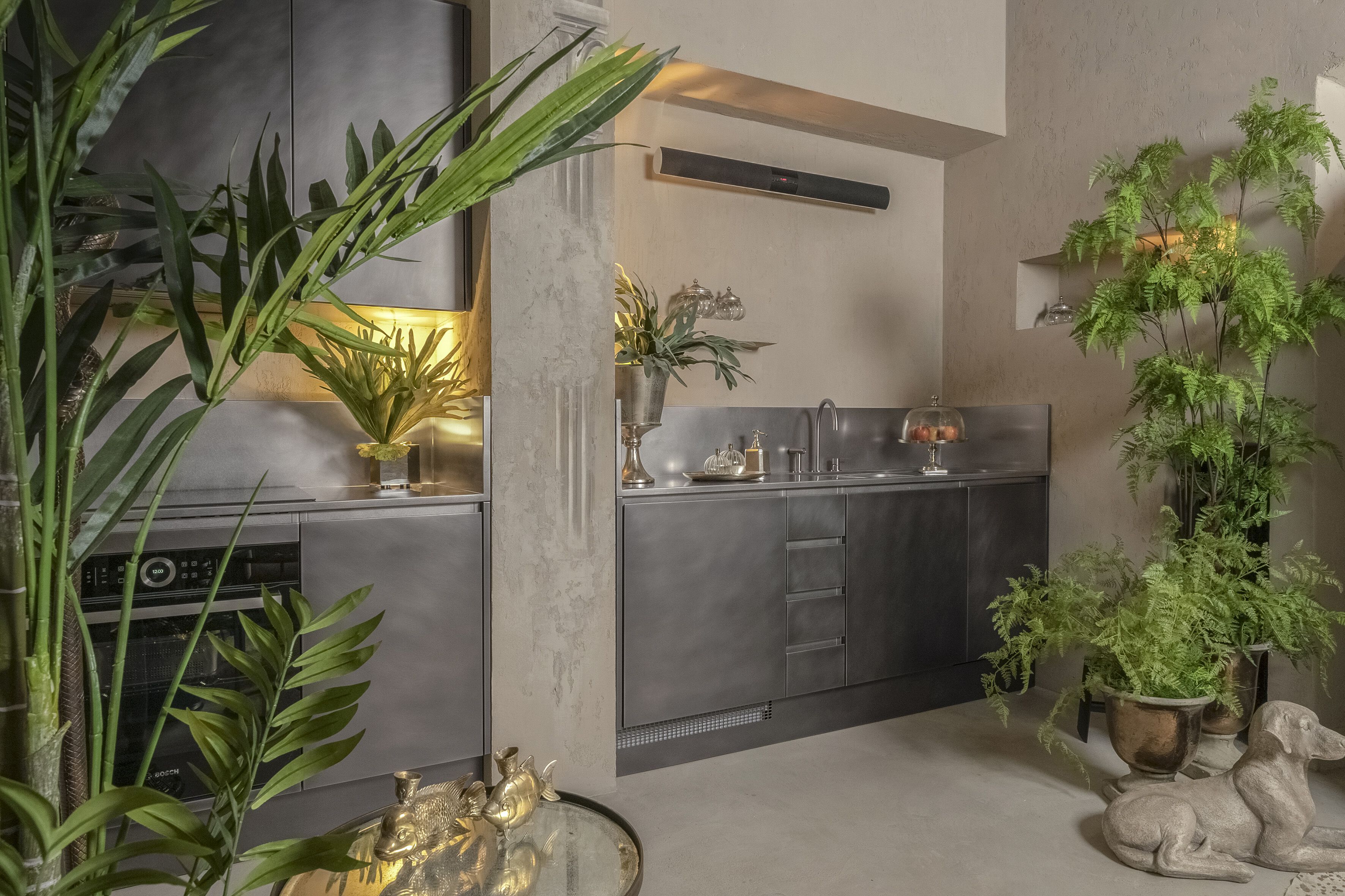 ATELIER 50 Custom stainless steel kitchen By ABIMIS