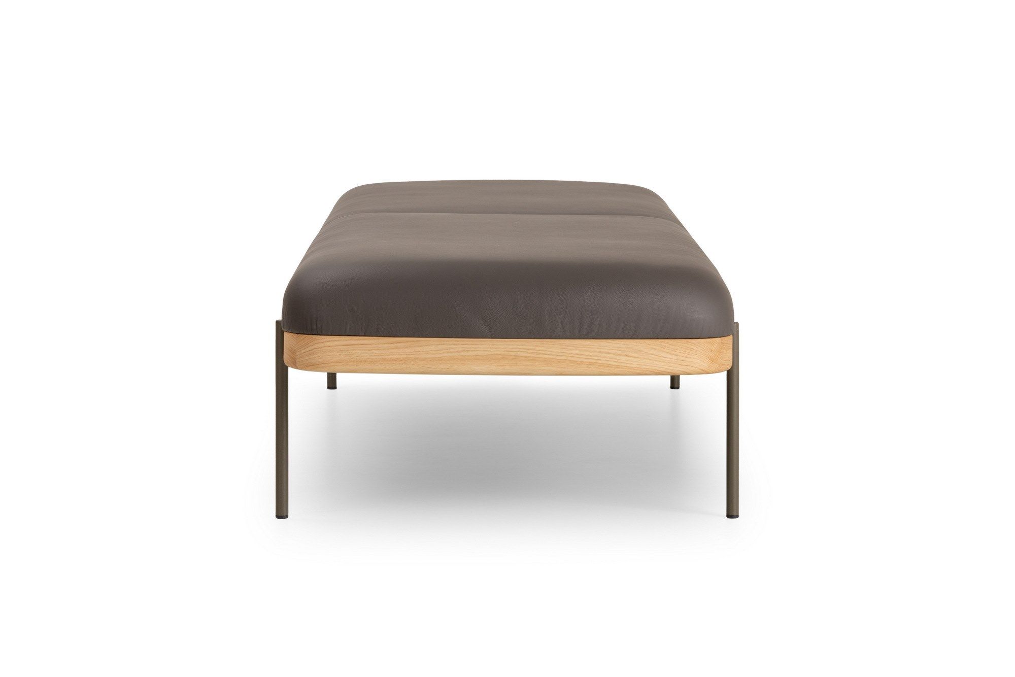 ABISKO Upholstered leather bench By True Design | design Claesson ...