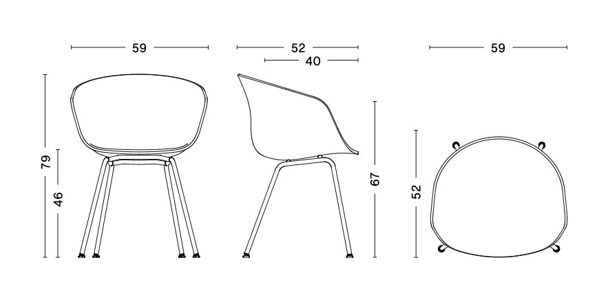 ABOUT A CHAIR AAC26 | Chair About A Chair Collection By Hay design Hee ...
