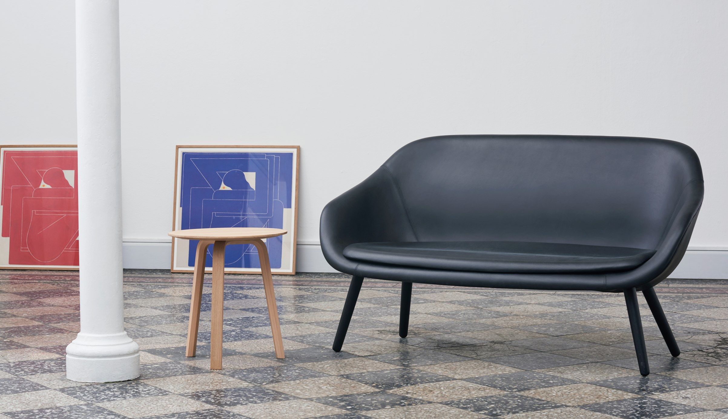 ABOUT A LOUNGE Fabric small sofa By Hay | design Hee Welling