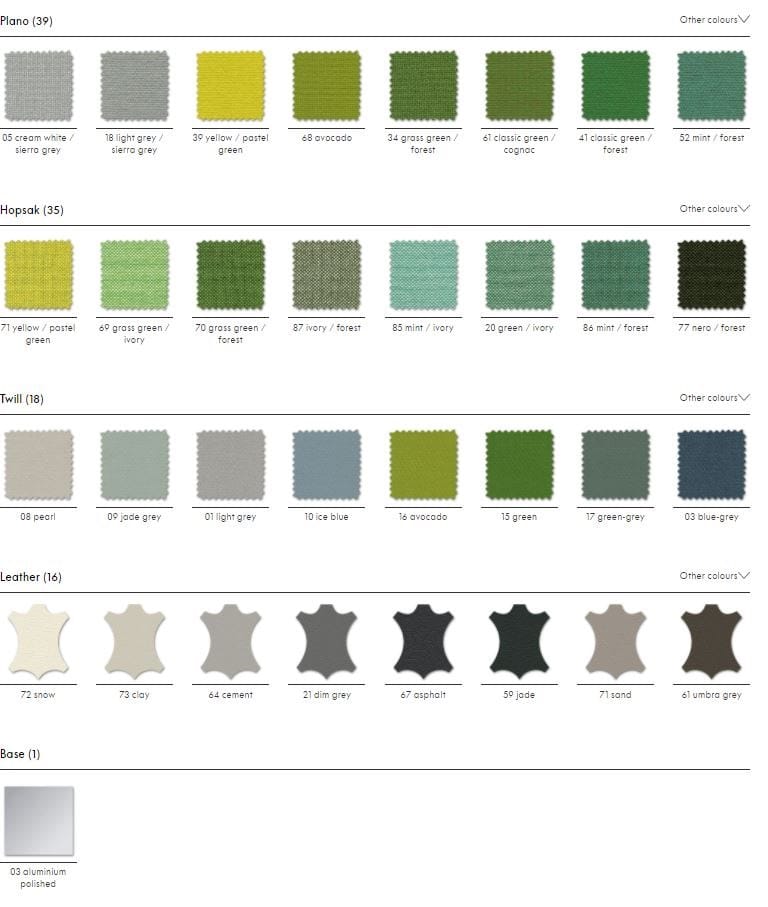 AC 5 MEET Swivel upholstered fabric office chair with 4-Spoke base By ...