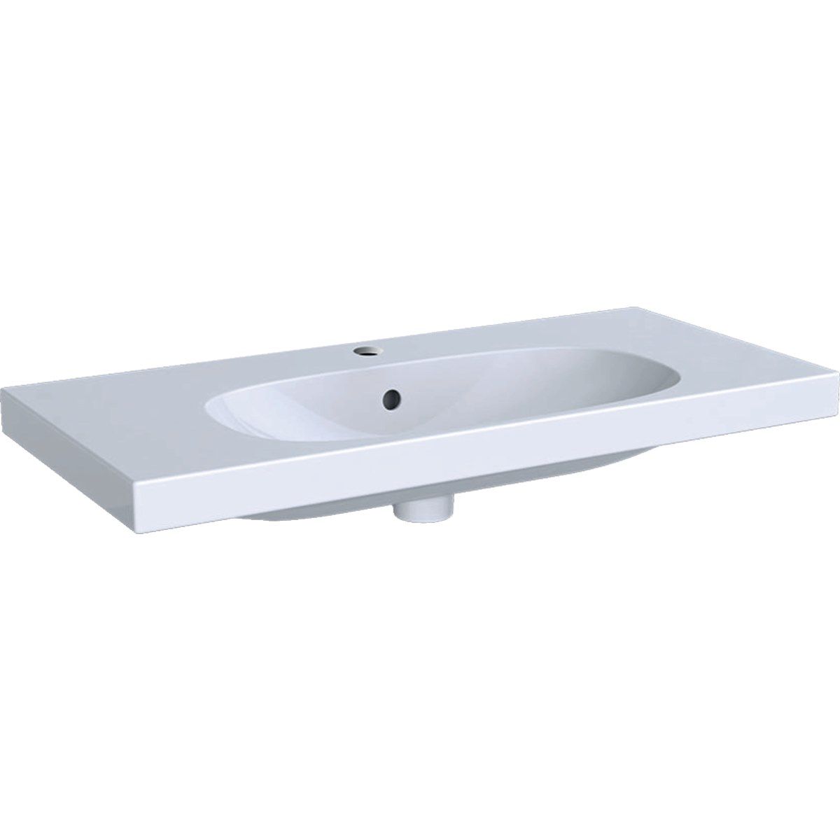 ACANTO | Washbasin with integrated countertop By Geberit