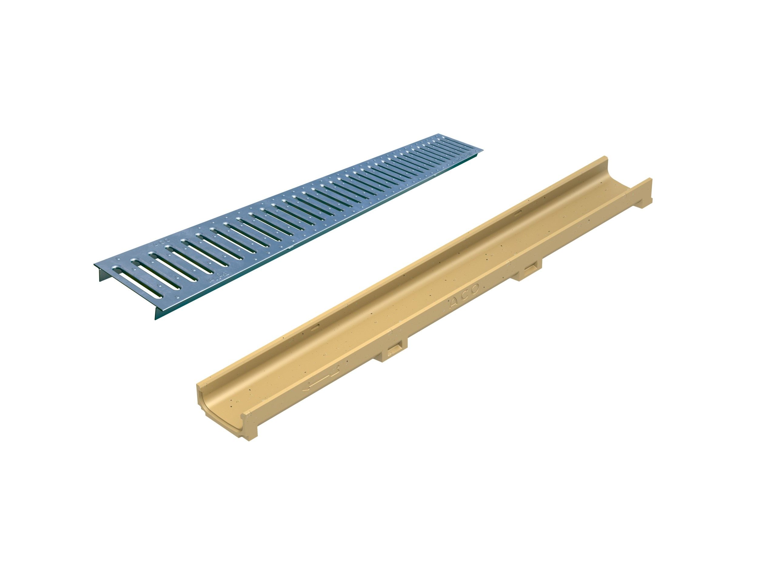 ACO SELF EUROLINE 100 + Concrete Drainage channel and part By BigMat