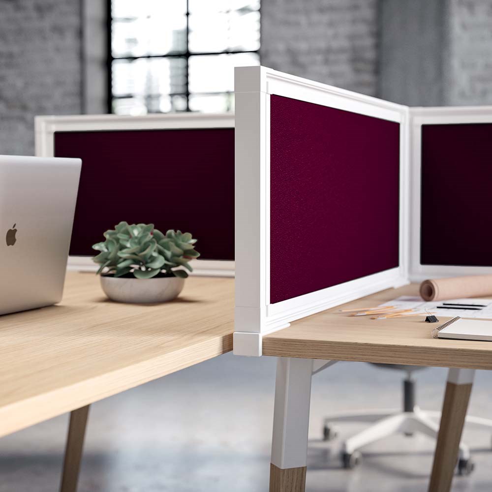 Sound absorbing desktop partition SCREEN By Quadrifoglio Group