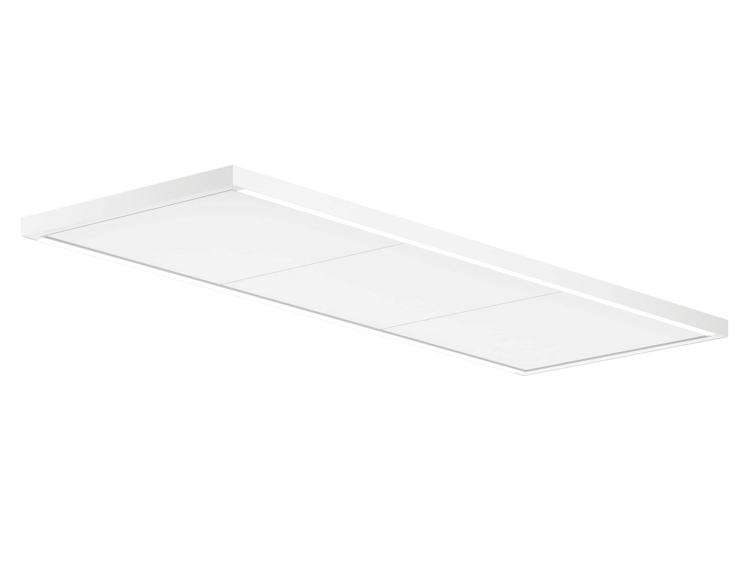 ACOUSTO RECTANGULAR CS Acoustic LED aluminium and Ecophon ceiling lamp ...