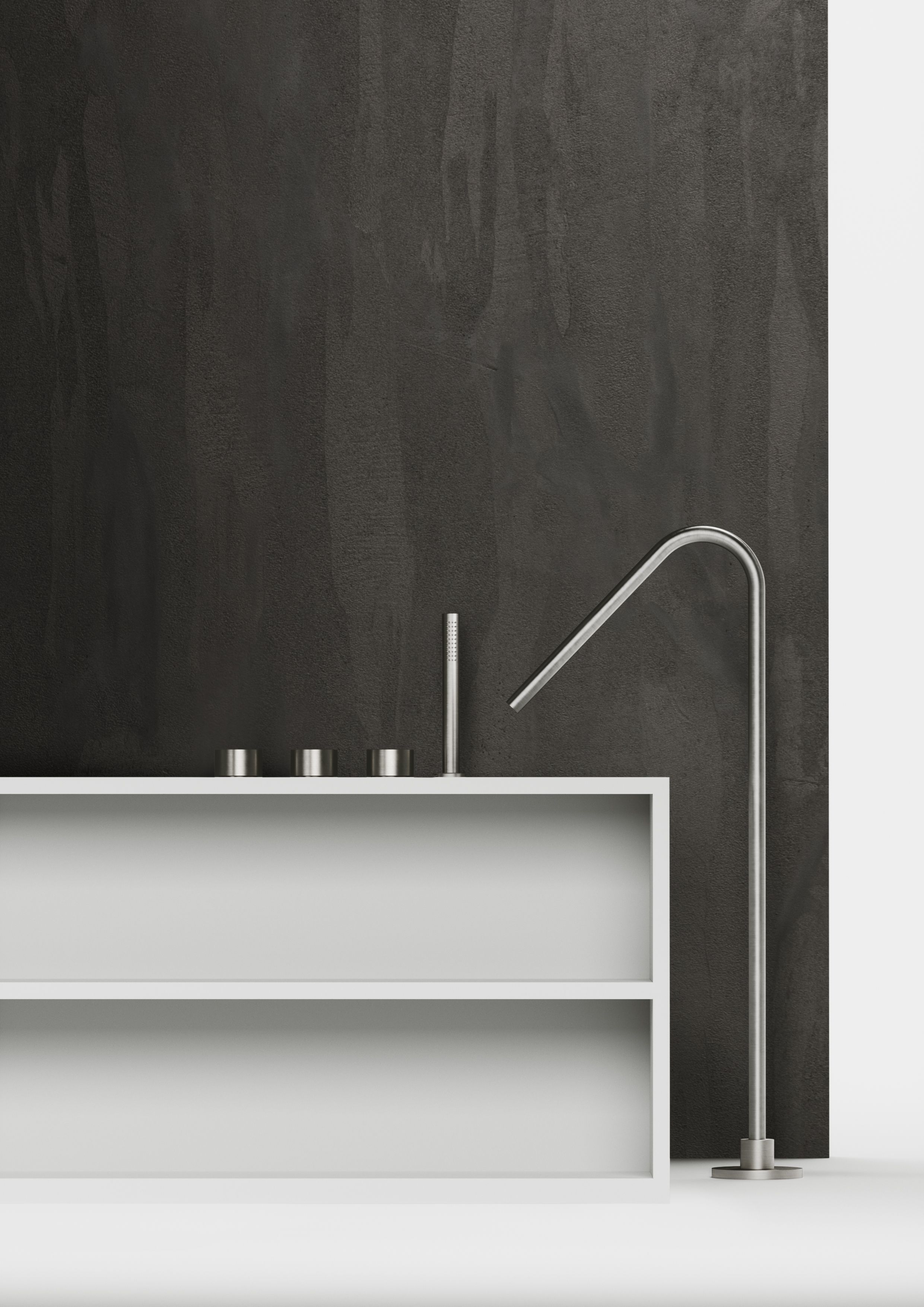 ACQUIFERO Stainless steel bathtub set By FALPER | design Victor Vasilev