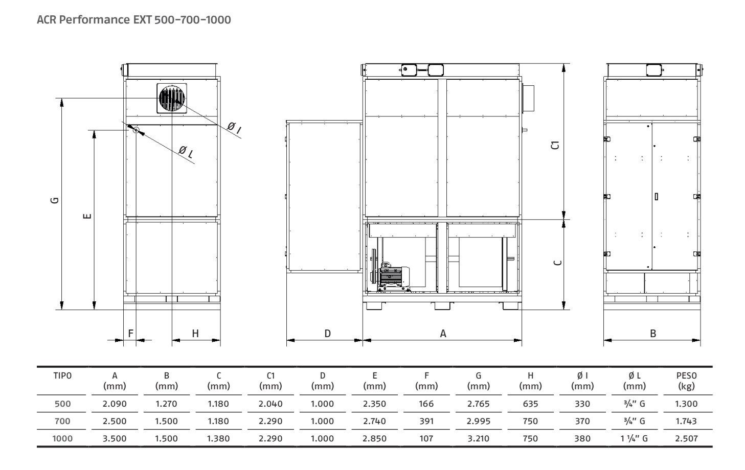 ACR PERFORMANCE EXT Heating unit and burner By RIELLO