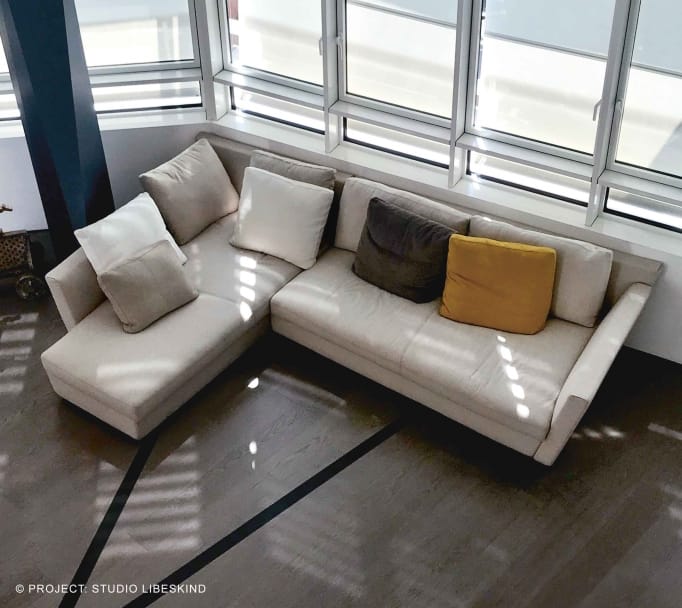 ADAGIO | Sofá By Flexform diseño Daniel Libeskind