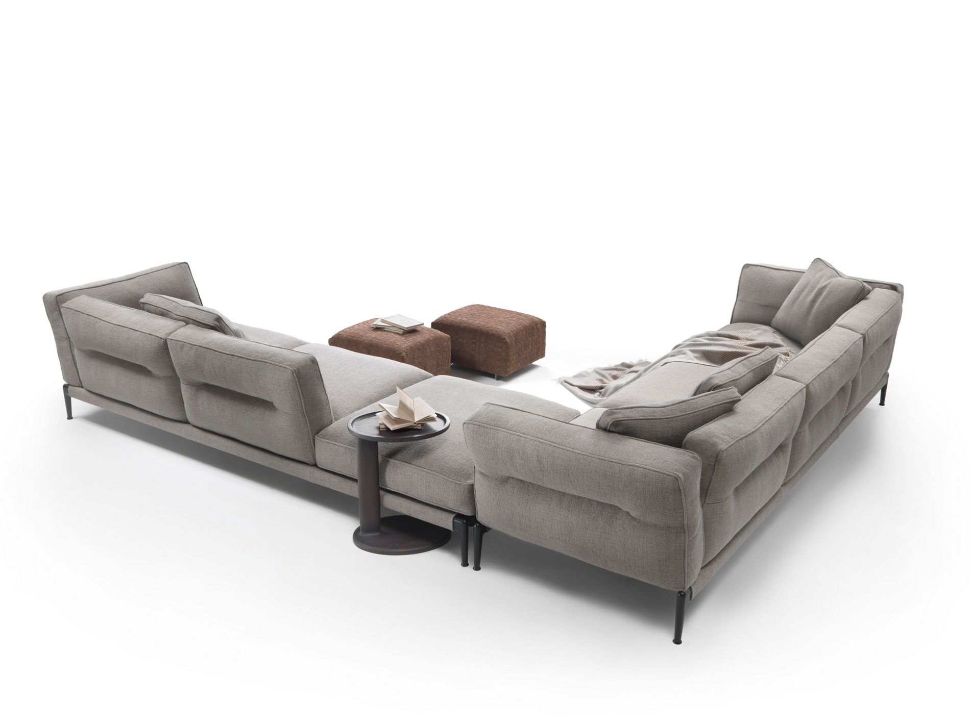 ADDA Corner sectional fabric sofa By Flexform | design Antonio Citterio