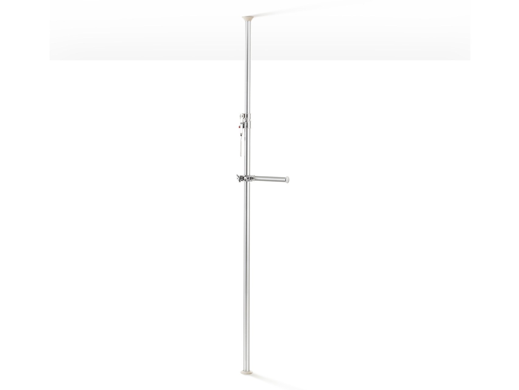 Appendiabiti in alluminio con fissaggio pavimento-soffitto ADELINE ...