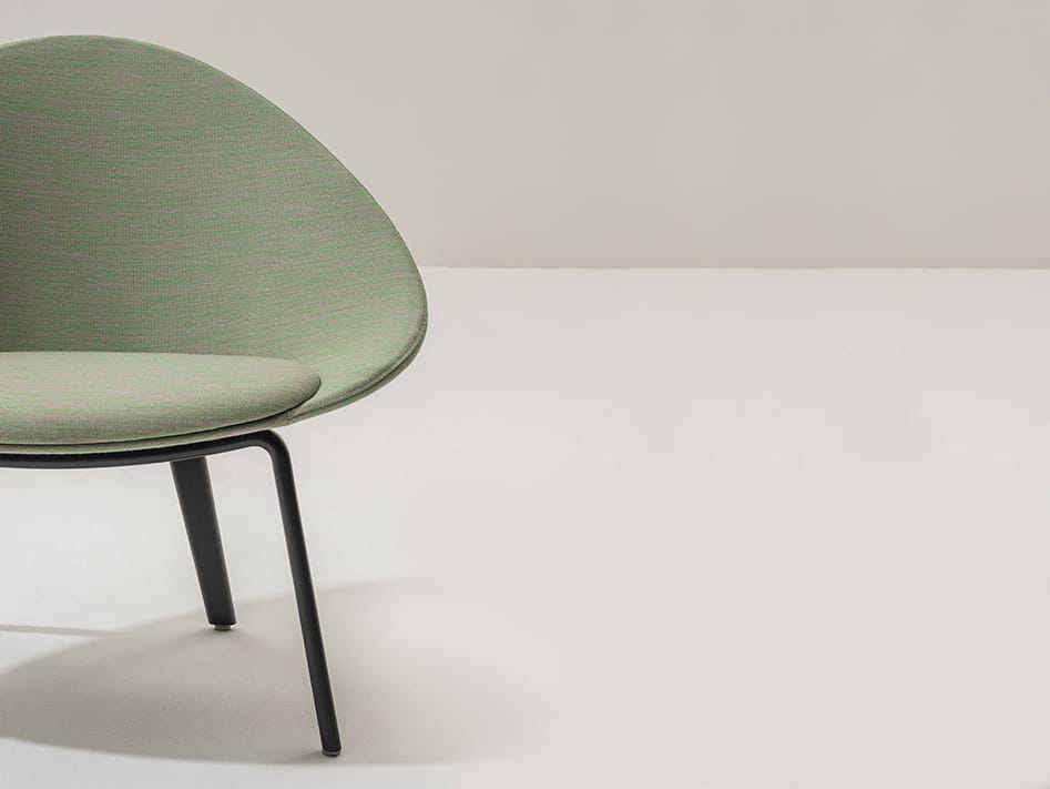 ADELL | Fabric easy chair By arper design Lievore + Altherr Désile Park