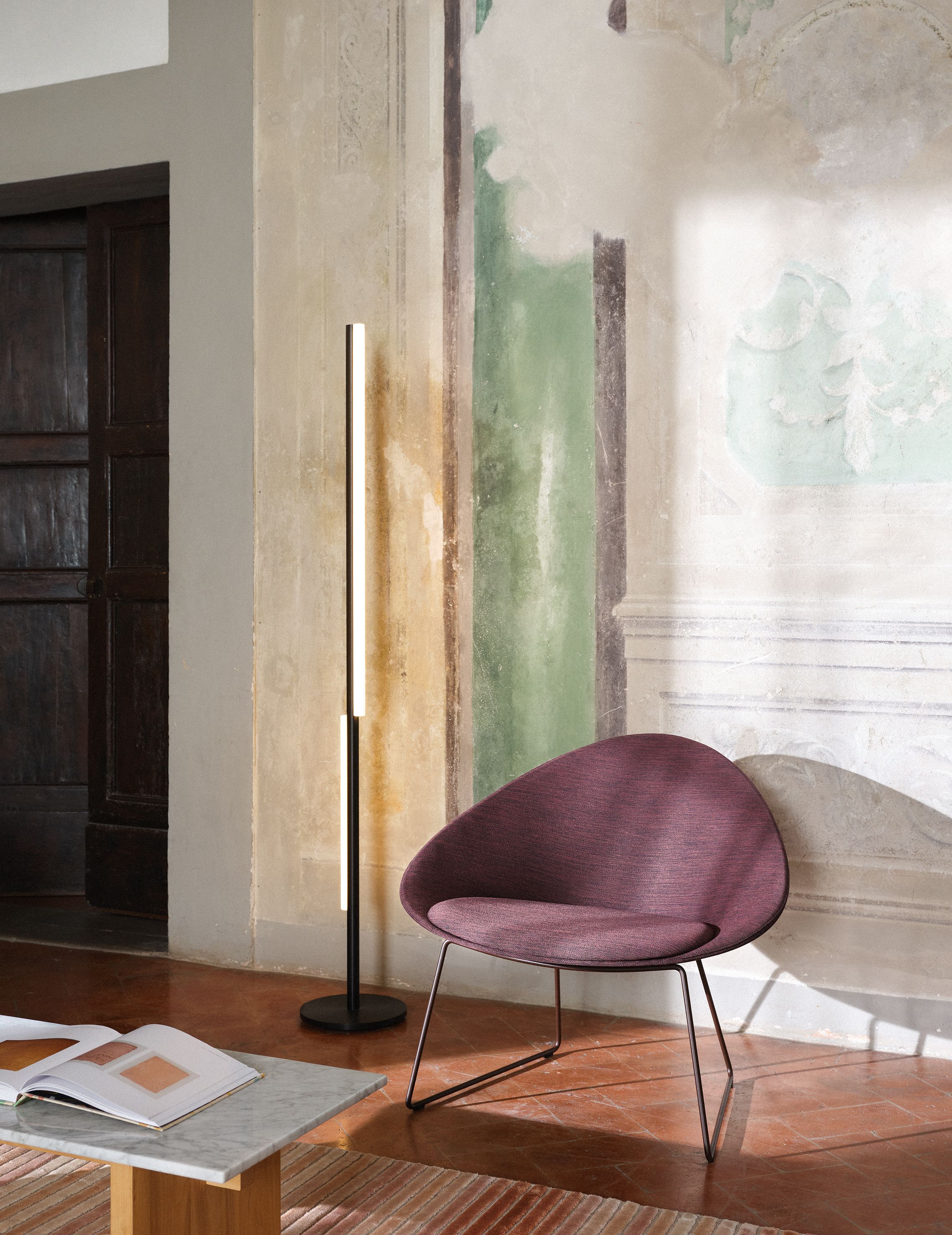 ADELL Sled base polypropylene easy chair By Arper | design Lievore ...