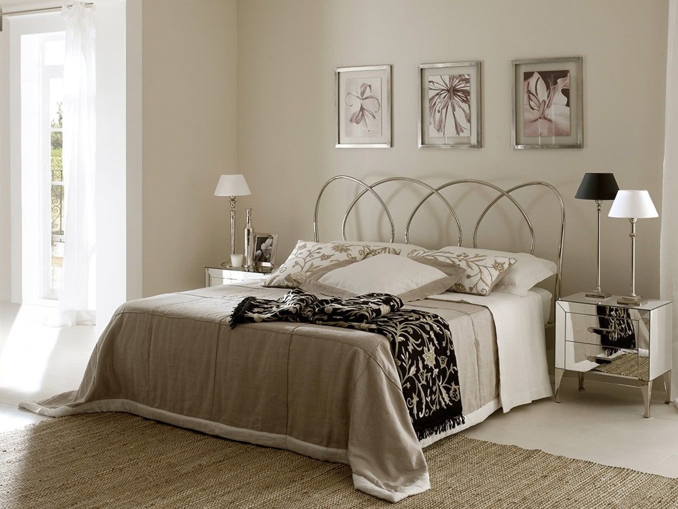 ADONE Wooden bedside table with drawers By Cantori