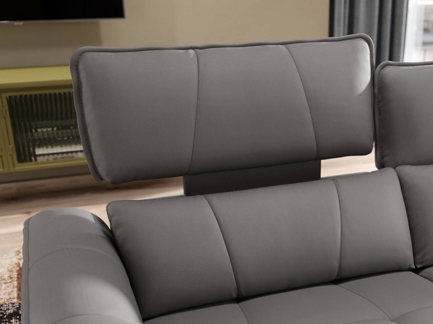 ADRIA 3 seater leather sofa By Sofanella