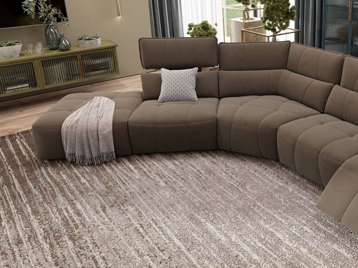 ADRIA Corner sectional fabric sofa By Sofanella