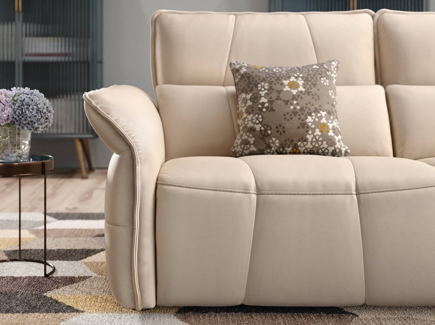 ADRIA XXL | 3 seater sofa 3 seater leather sofa By Sofanella