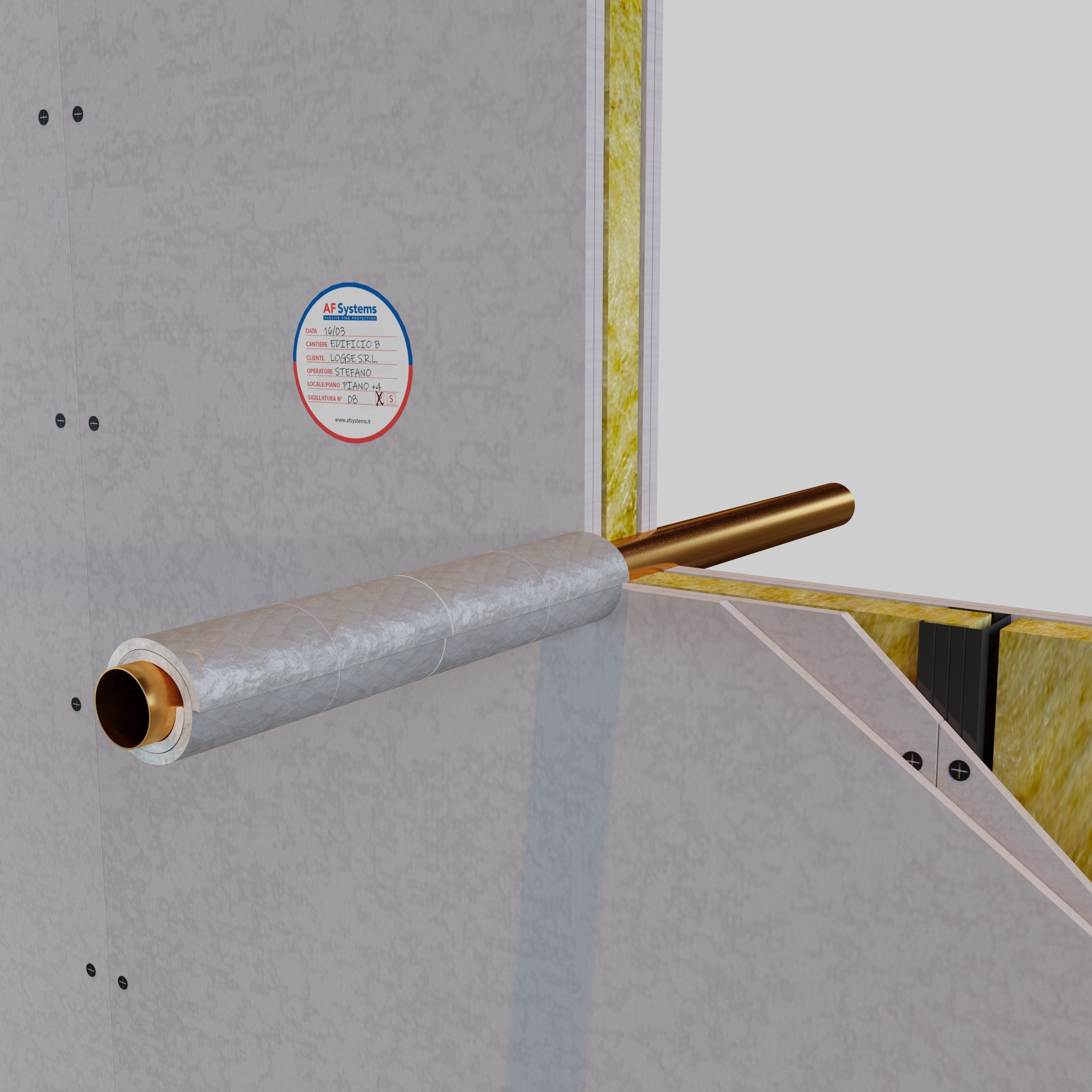 AF PIPEGUARD Fire protection for metal pipe penetrations By AF SYSTEMS